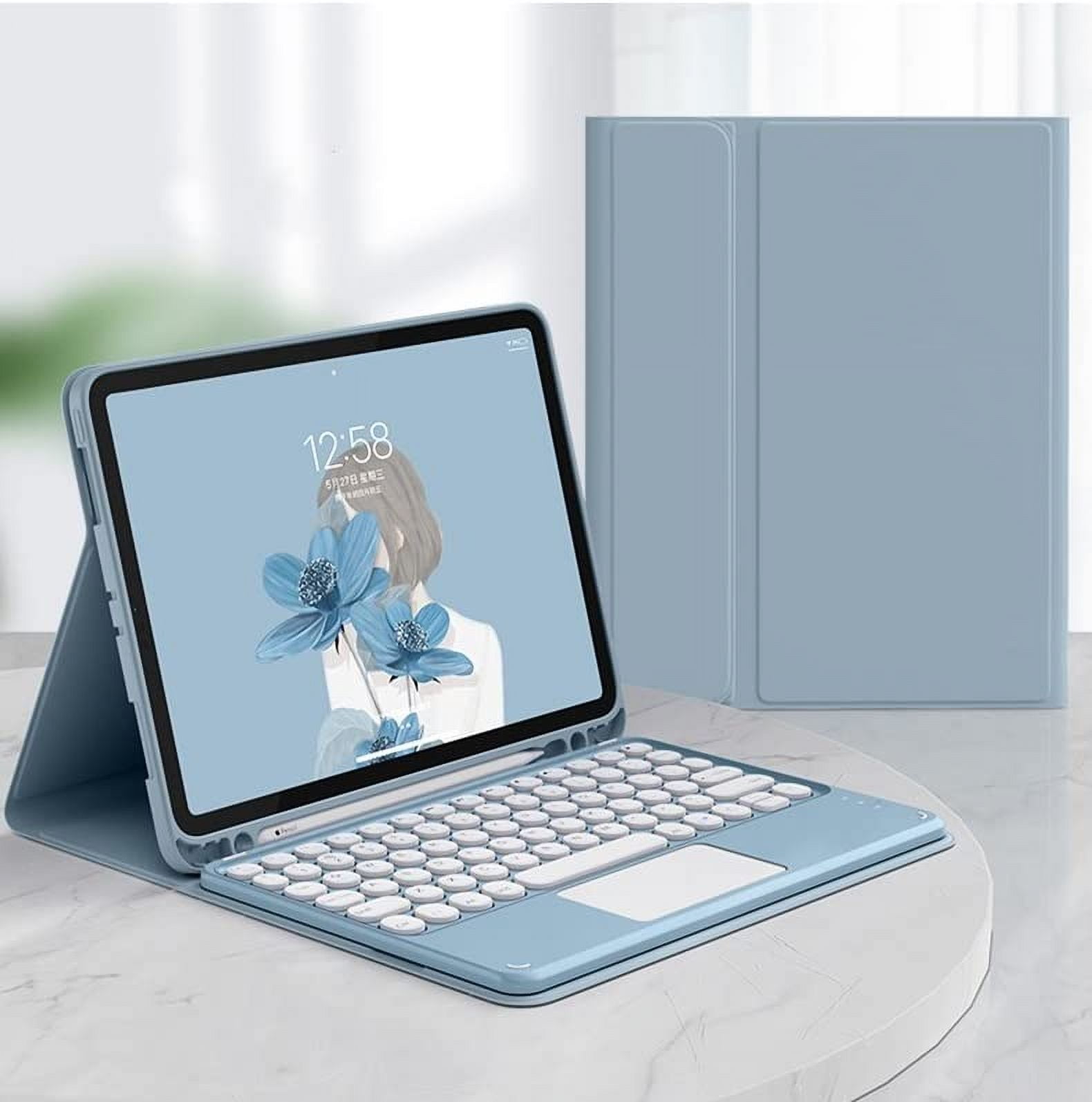 WYBLJ Keyboard Case with Touchpad for iPad Air 13 inch M2/ iPad Pro 12. ...