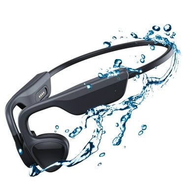 Bone Conduction Headphones, IPX8 Waterproof Bluetooth 5.4 Open Ear ...
