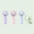 WYBXZ 180° Foldable Pink Handheld Desktop 2 in 1 Mini Fan USB ...