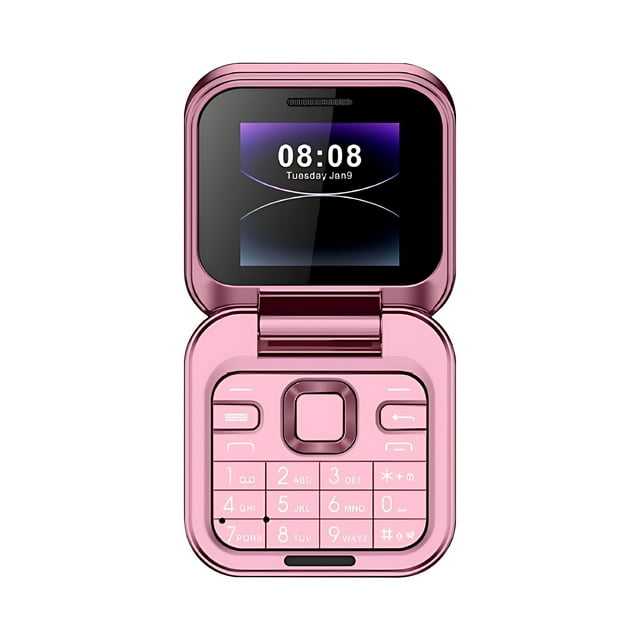 WYBXZ 2024 New Mini Flip Mobile Phone, 2 SIM Card Small Display ...