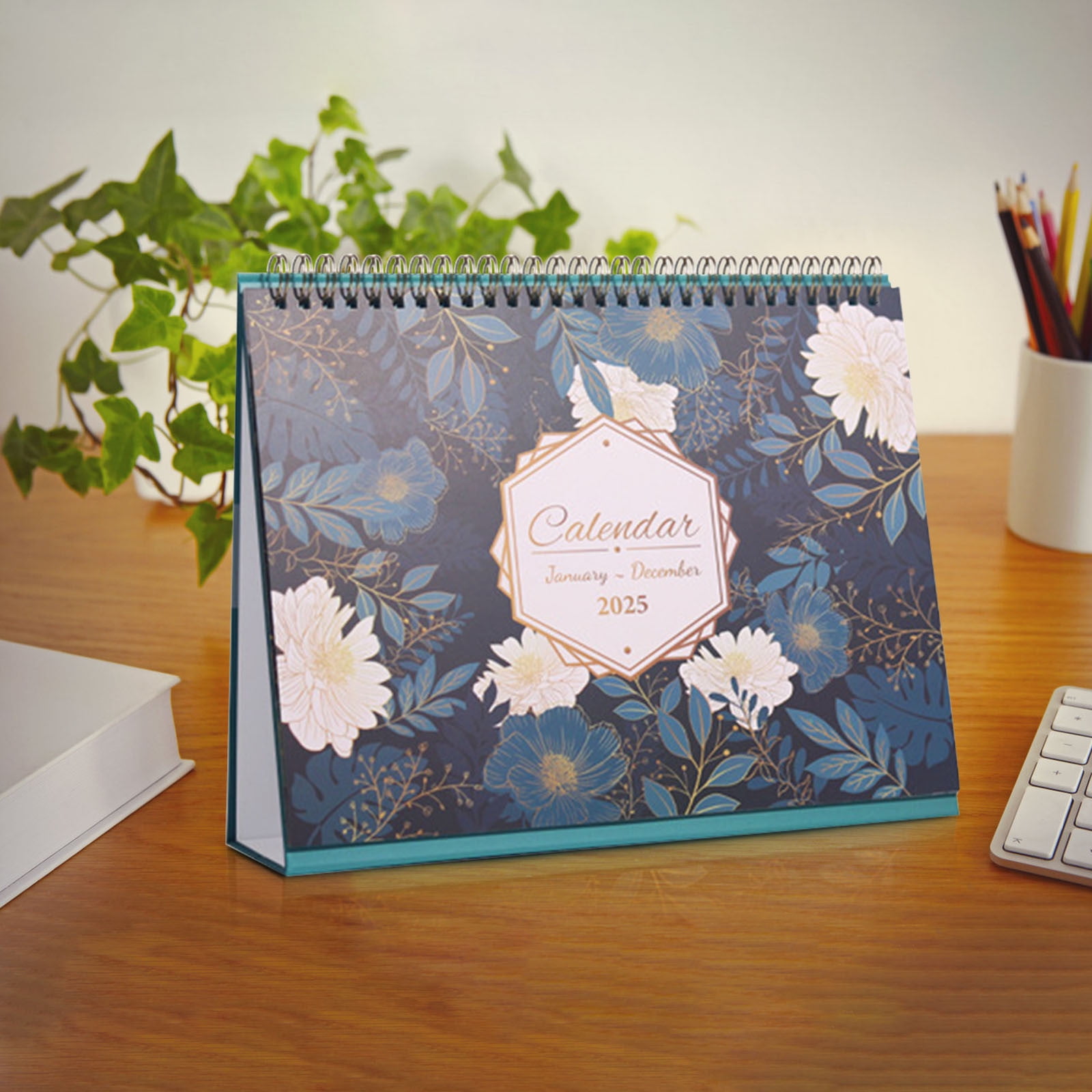 WYBXZ 2025 Desktop Calendar Monthly, 367 Days Countdown Wall Calendar ...