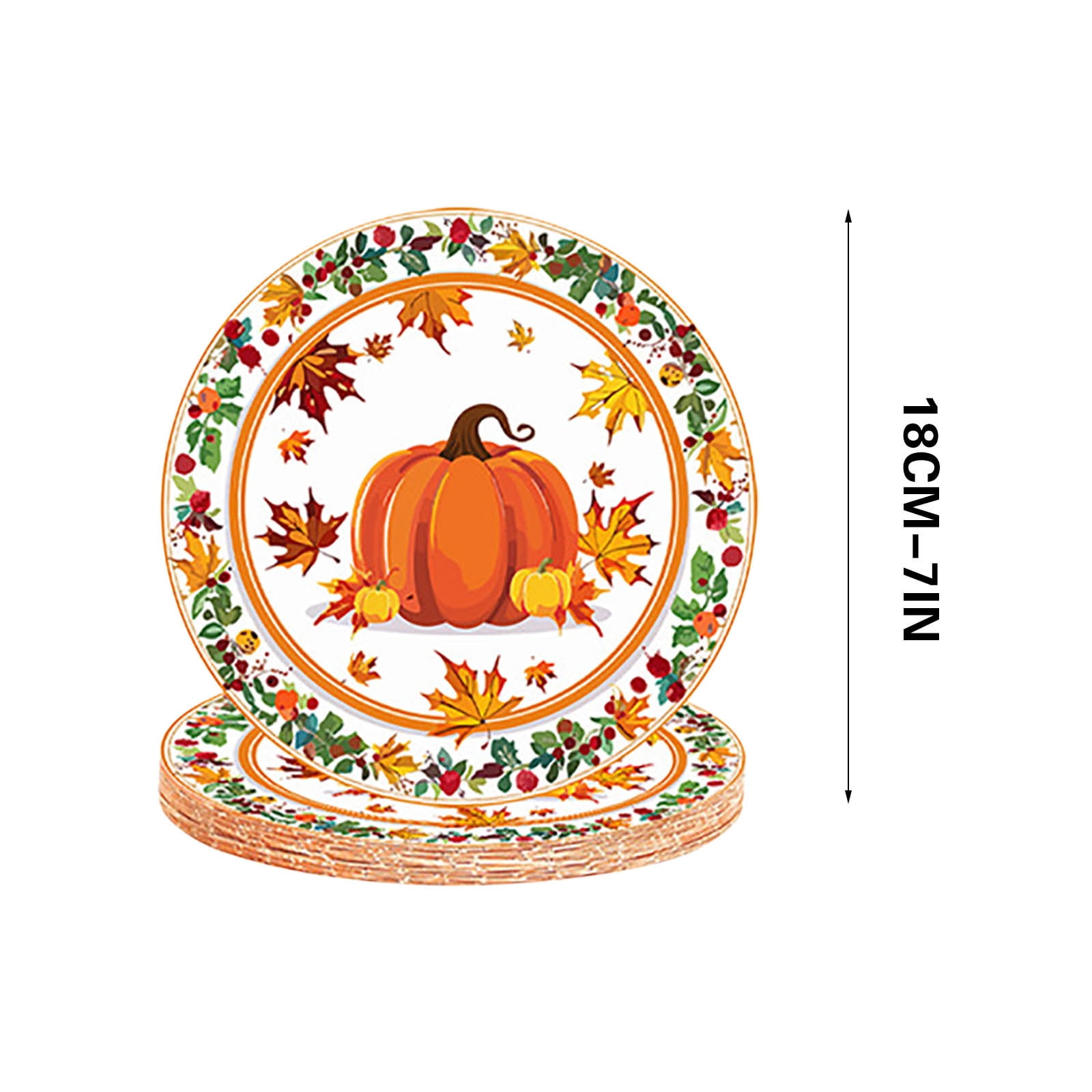 WYBXZ 24PCS Thanksgiving Theme Party Tableware Set, Disposable ...