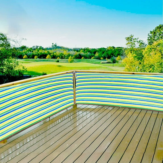 WYBXZ 2x4m Privacy Fence Shade, Multicolor for Patio, Heavy Duty HDPE ...