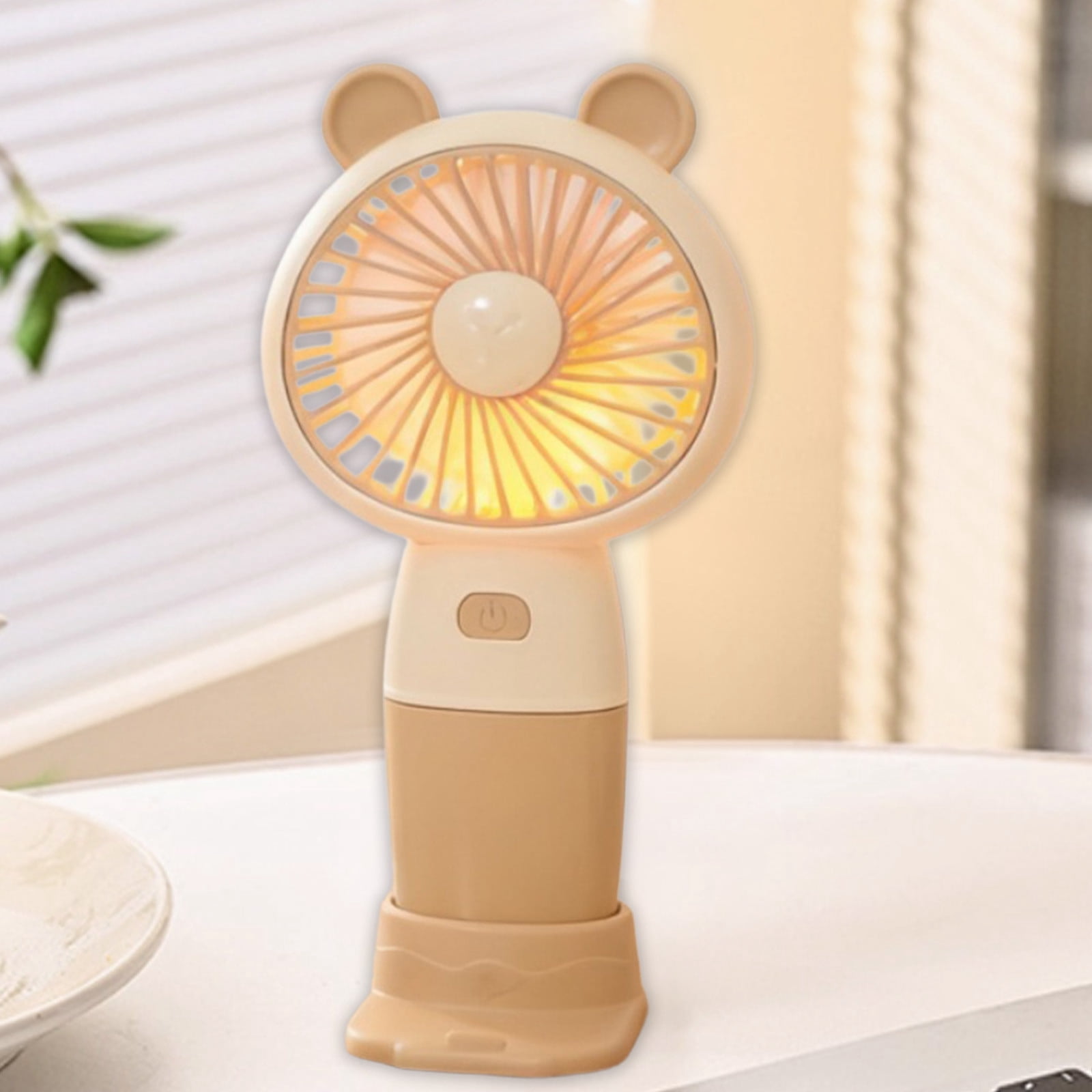 WYBXZ 3 Speed Handheld Fan 400mAh USB Rechargeable Mini Portable Fan ...