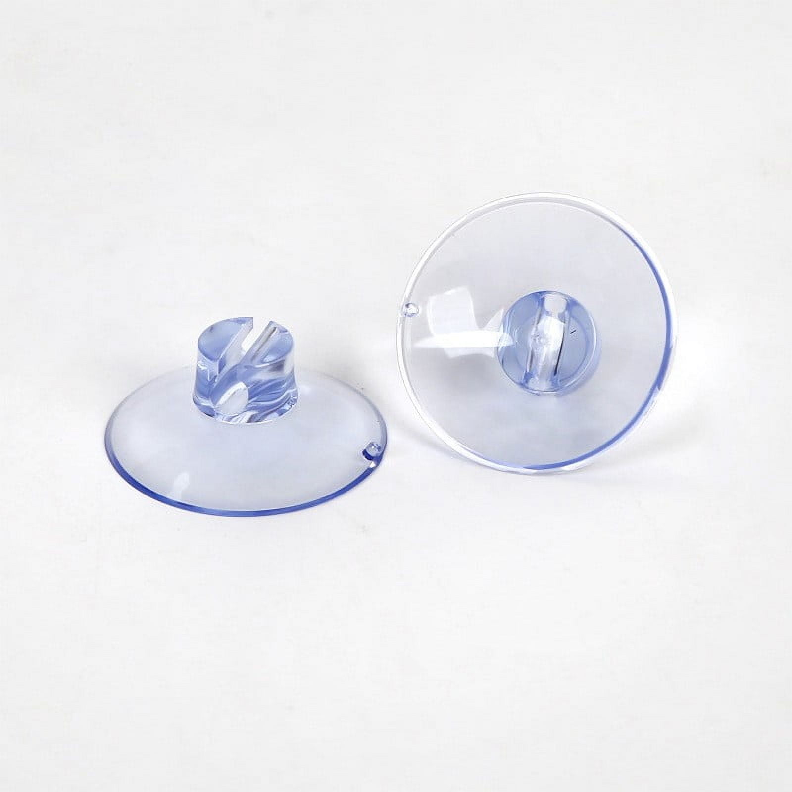 WYBXZ Adhesive Suction Cups, 40MM Clear PVC Sucker Pad without Hooks ...