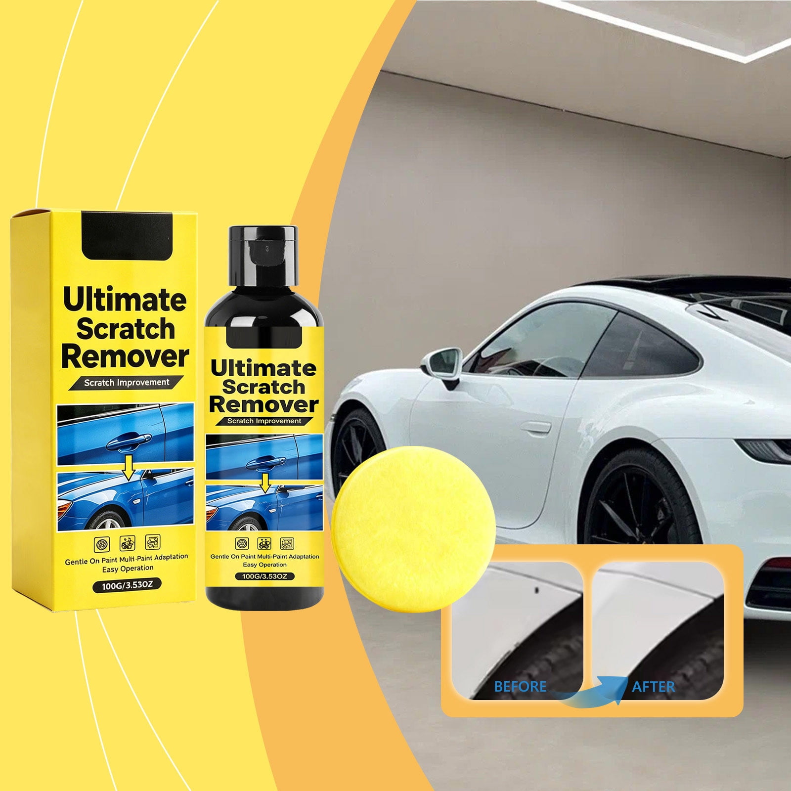 WYBXZ Car Scratch Care Kit 100ml for Paint Polishing, Daily Maintenance ...