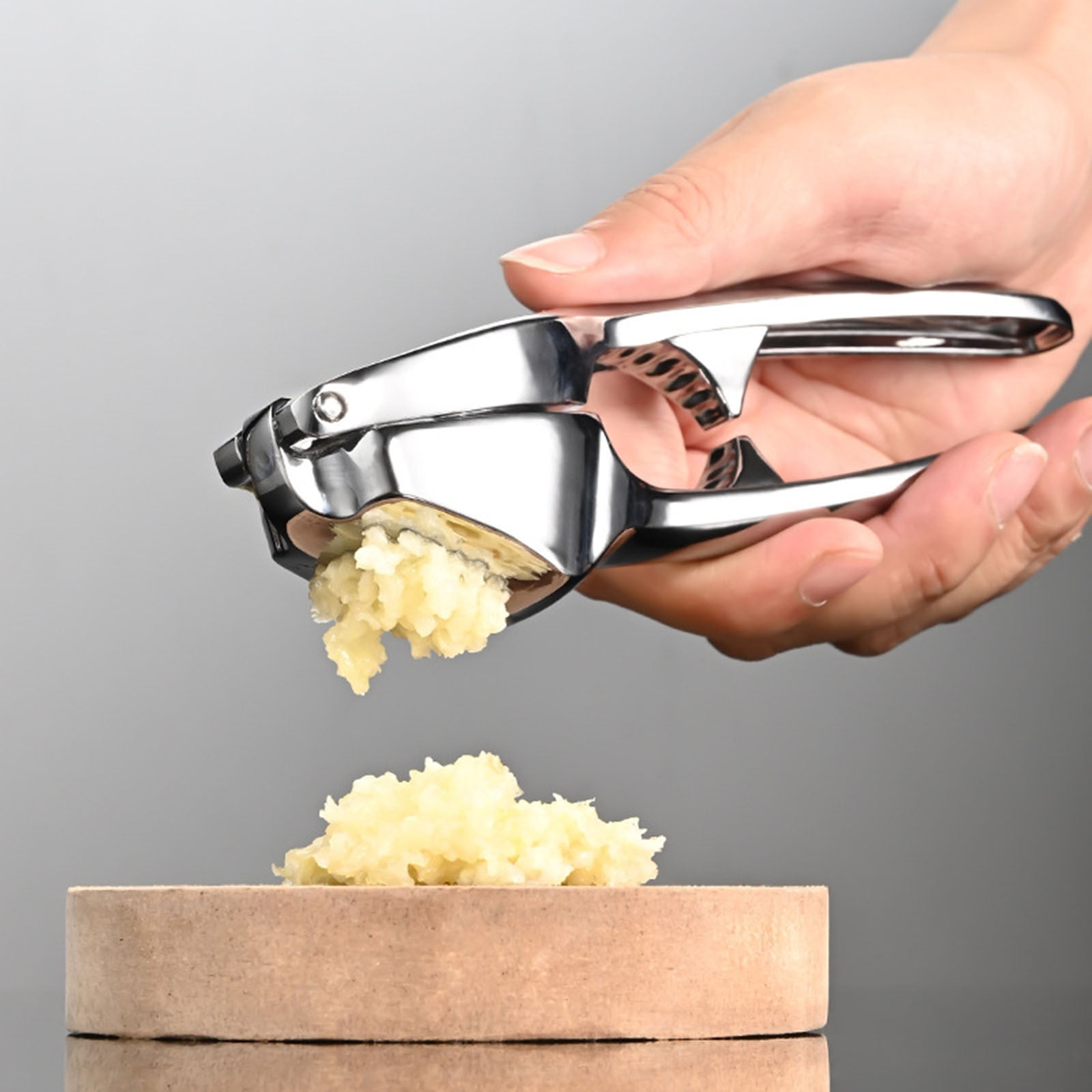 WYBXZ Garlic Press Stainless Steel, Rust Proof Kitchen Garlic Squeezer ...