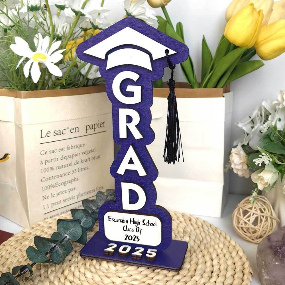 WYBXZ Graduation Ornaments 2026, Graduation Season Wooden Tabletop ...