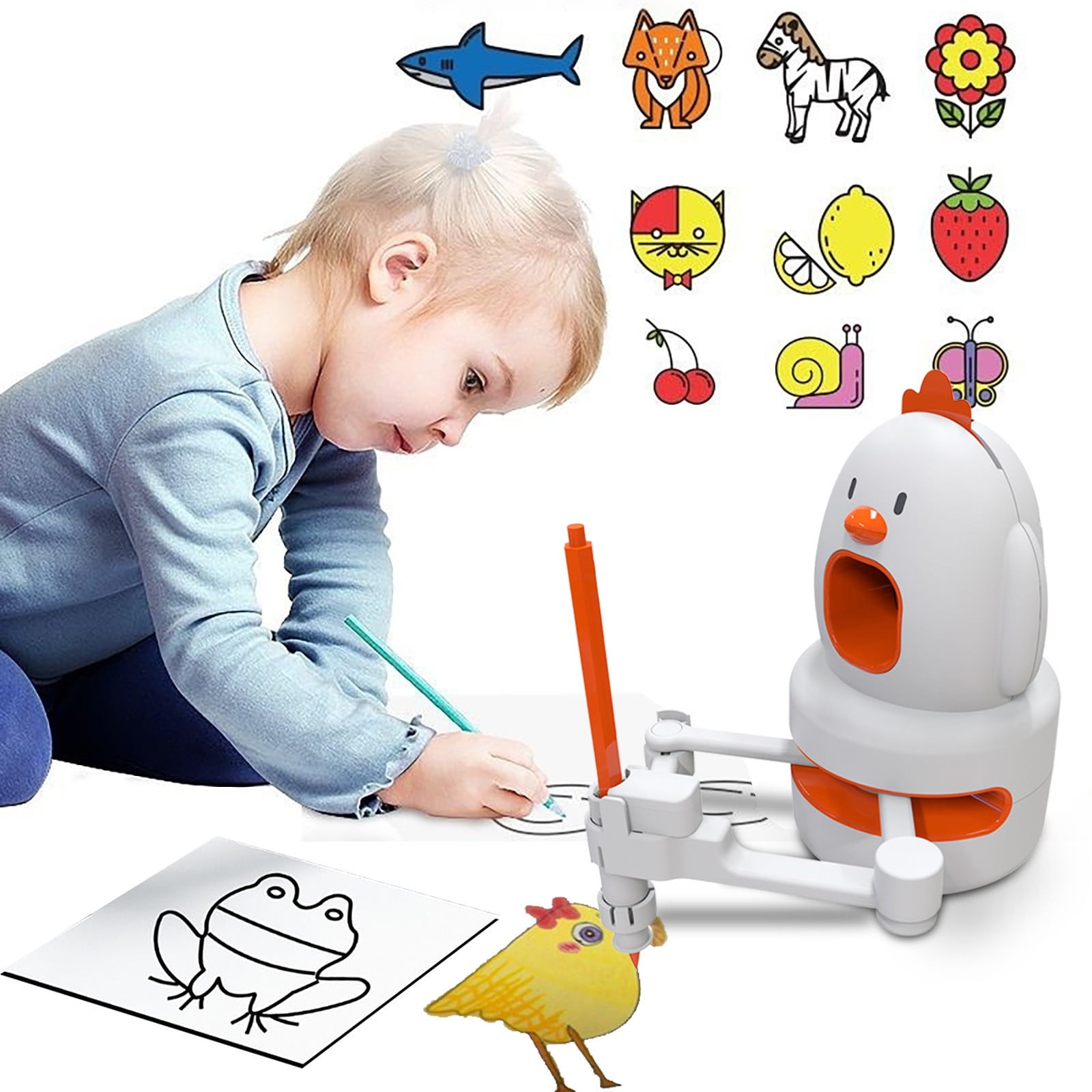 WYBXZ Interactive Drawing Robot for Kids, Educational Learning Toy with ...