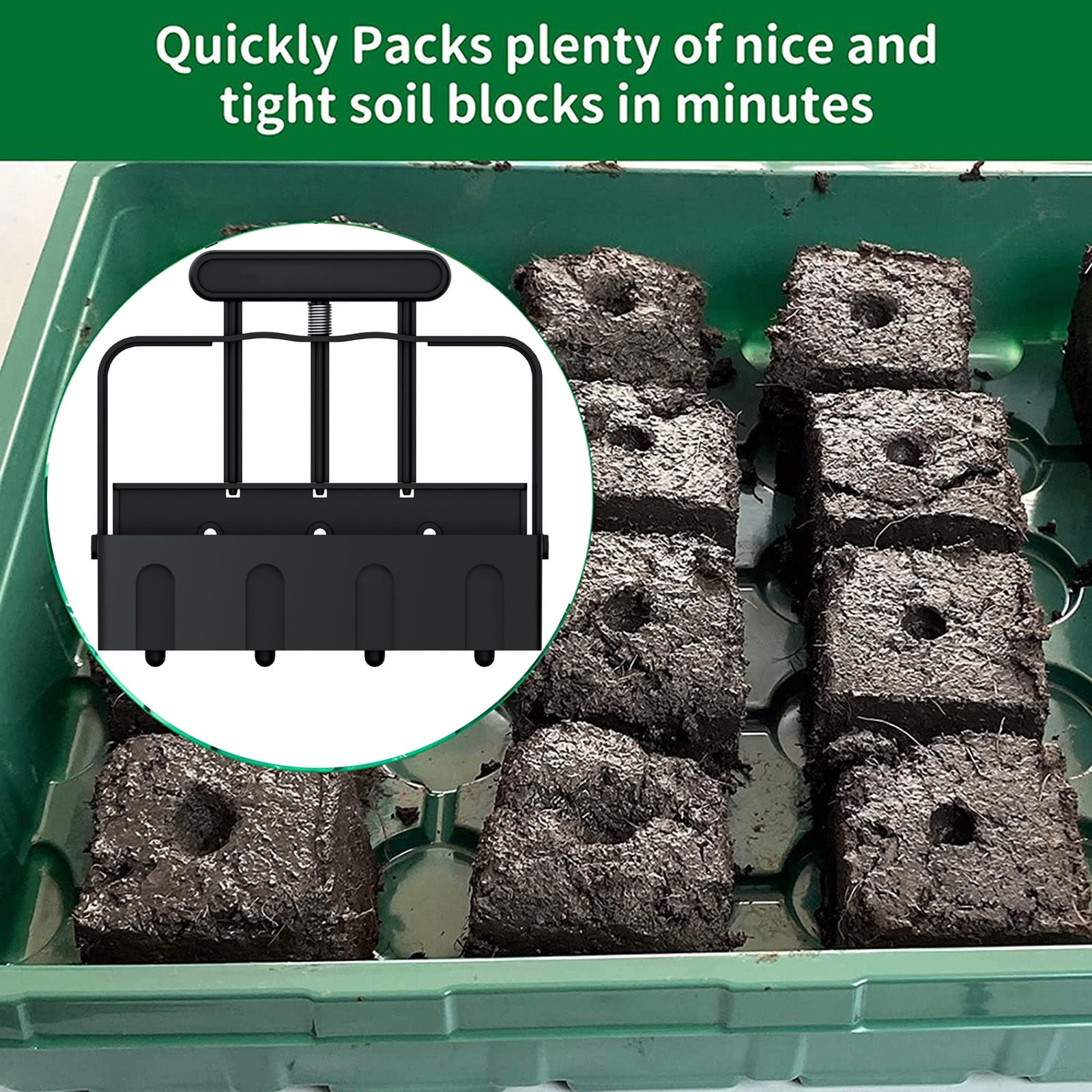 WYBXZ Manual Soils Block Maker for Vegetable Planting, Garden Planting ...