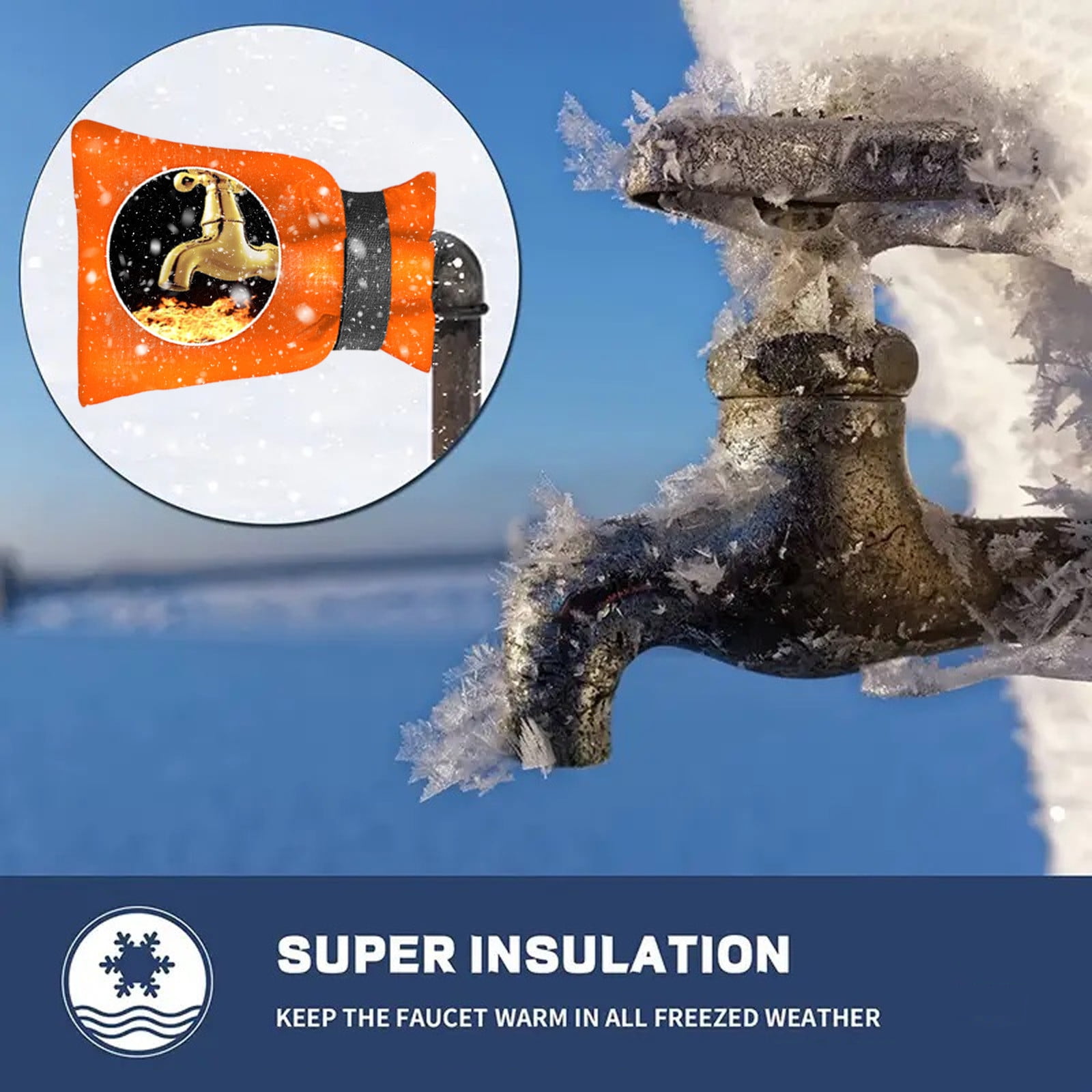 WYBXZ Outdoor Faucet Covers for Winter, Reusable Outdoor Yard Spigot ...