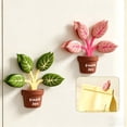 WYBXZ Pink Magnetic Sealing Clip – Plant‑Shaped Kitchen Snack Clip ...