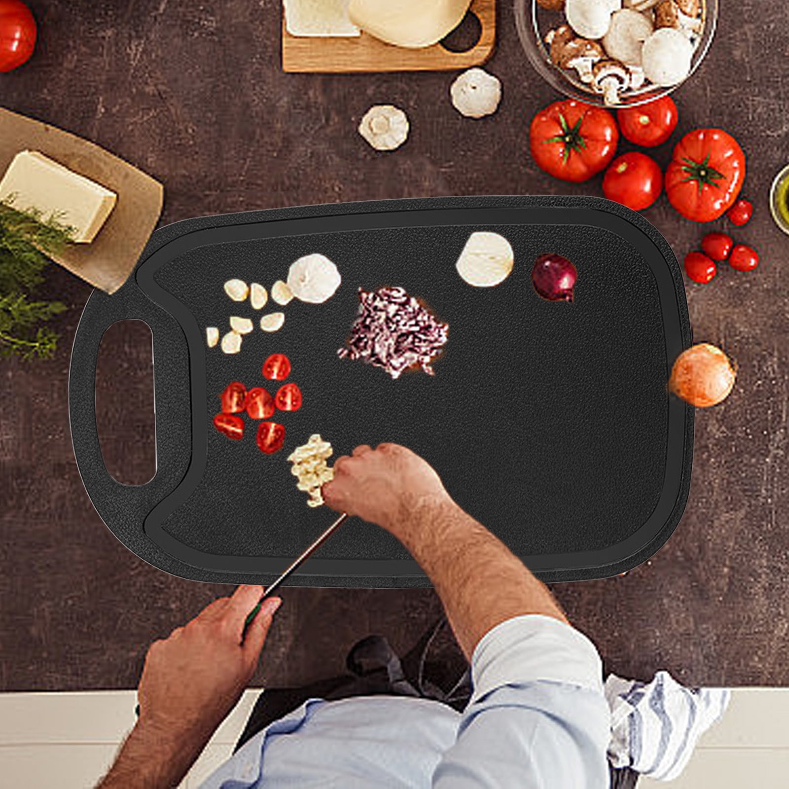 WYBXZ Plastic Cutting Boards with Grinding Area, Cutting Boards for ...