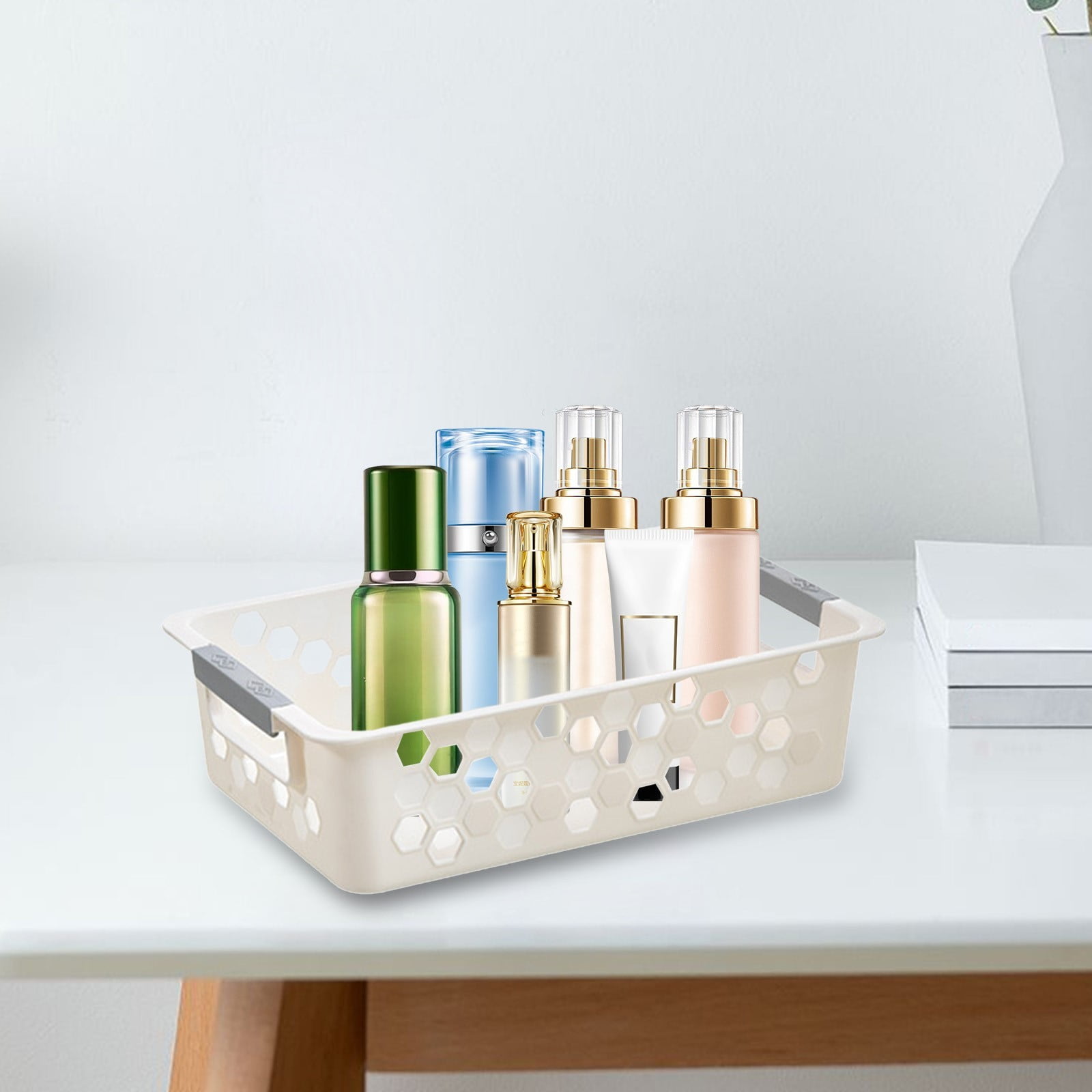 WYBXZ Plastic Storage Basket, Portable Desktop Storage Bins ...