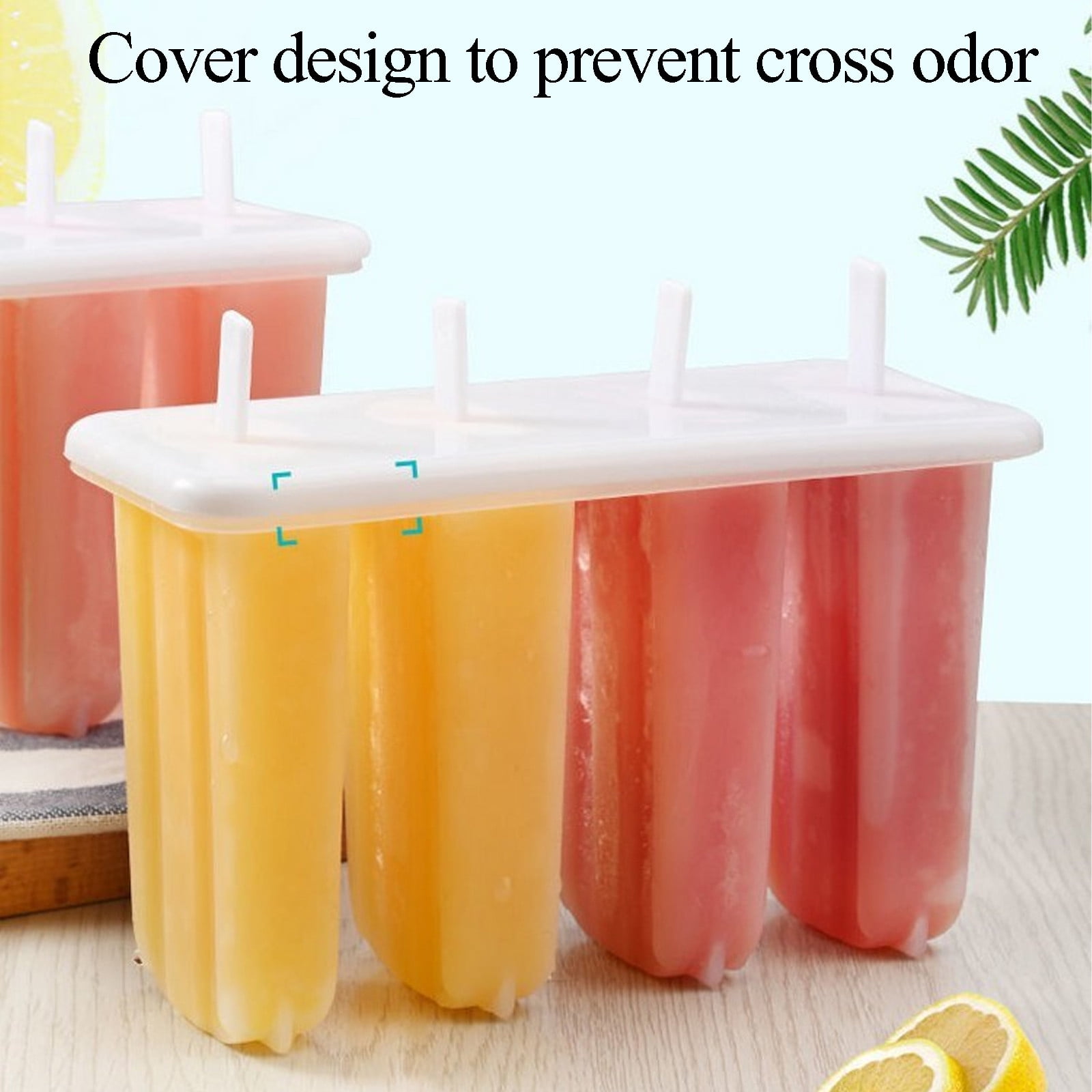 WYBXZ Popsicles Molds, Popsicle Ice Cream with Lid, Easy-Release ...