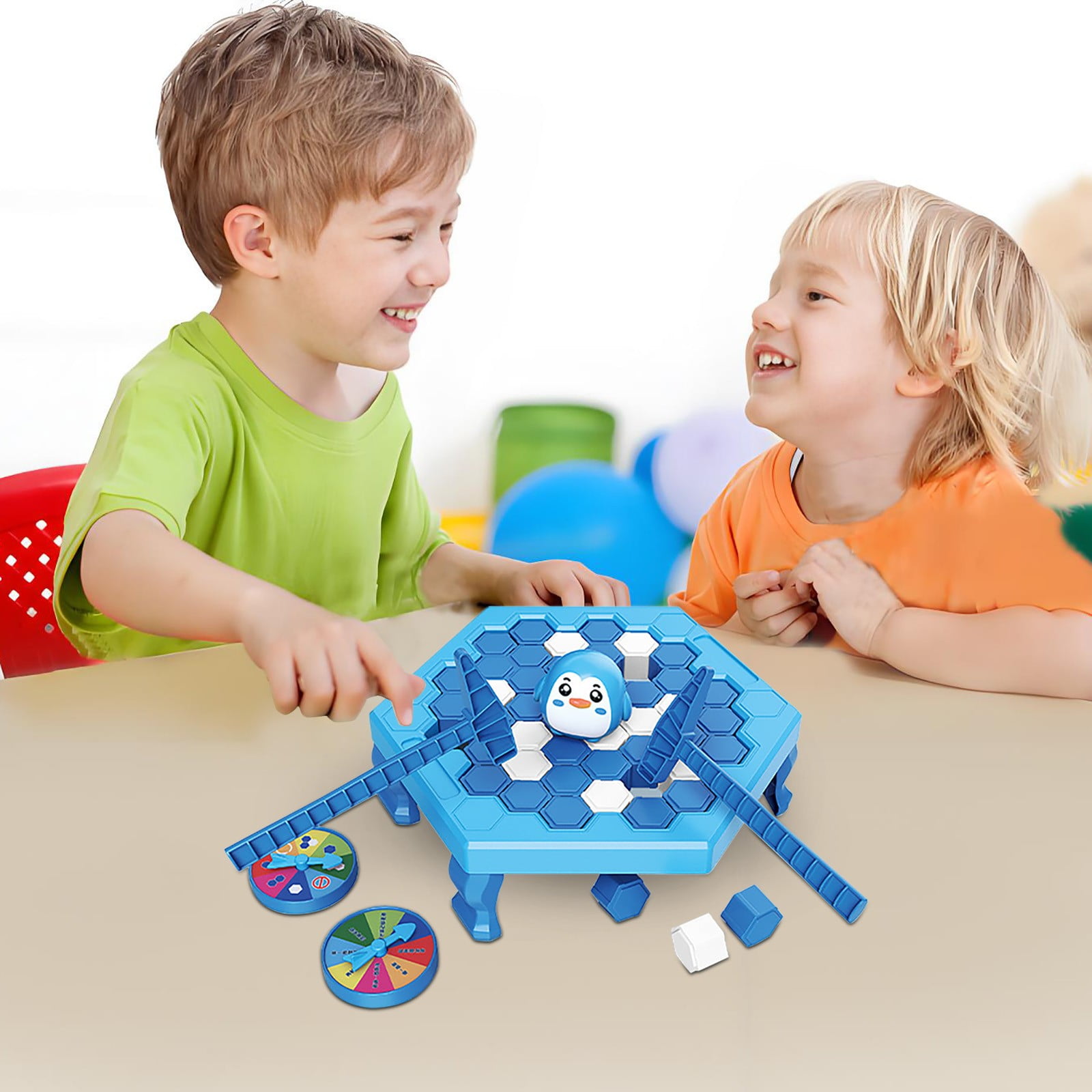 WYBXZ Save Penguin Break Ice Game for Kids, The Iceberg Penguins Trap ...