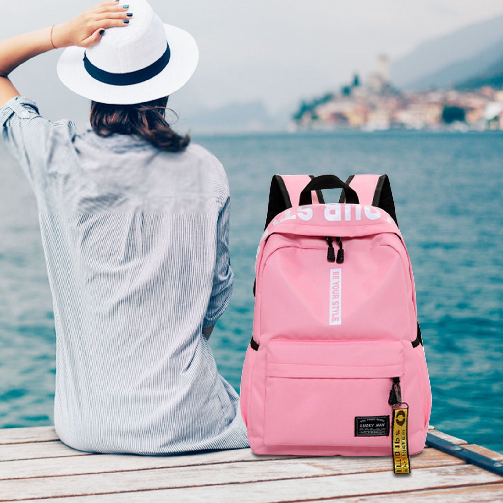 WYBXZ School Backpack Teens, Men Women Water Proof Lightweight School ...