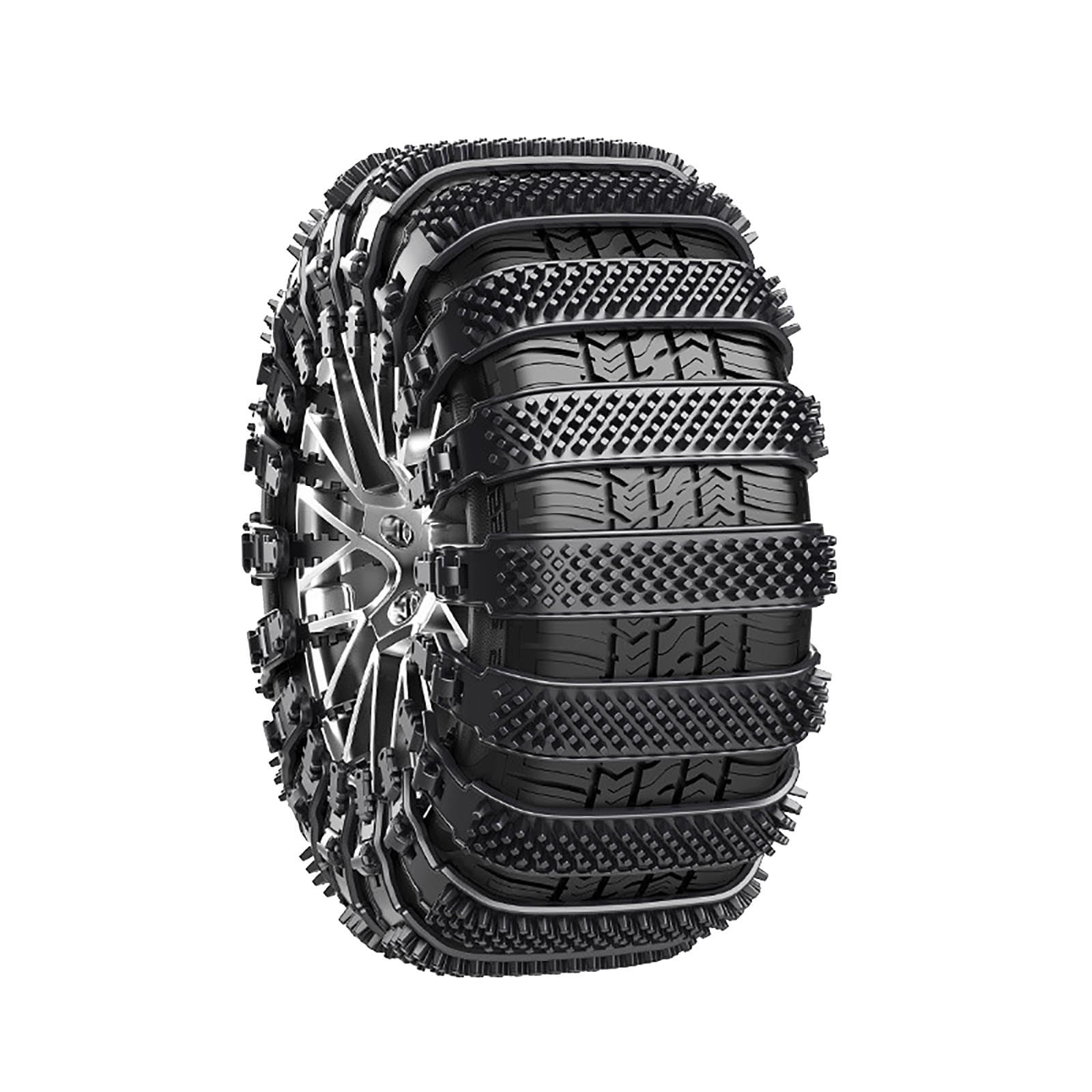 WYBXZ Snow Tire Chain, Reusable Portable Adjustable Plastic Non-Slip ...
