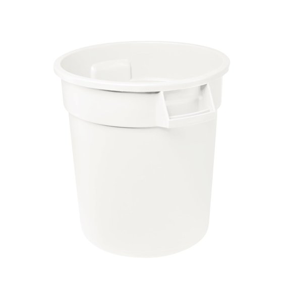 WYDK Feed and Seed Storage Container, 20 Gallon White Round Commercial ...