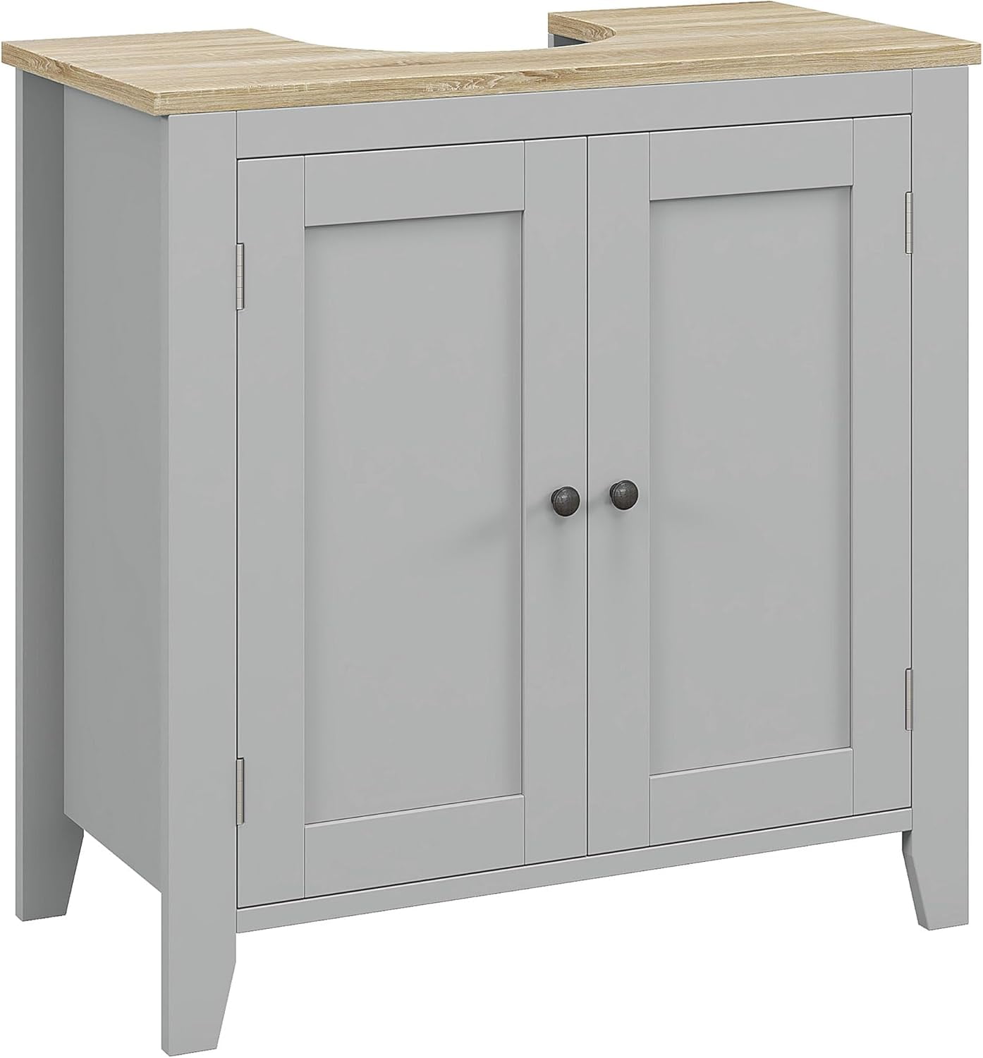 WYDK Pedestal Sink Storage Cabinet, Under Sink Cabinet with U-Shape and ...