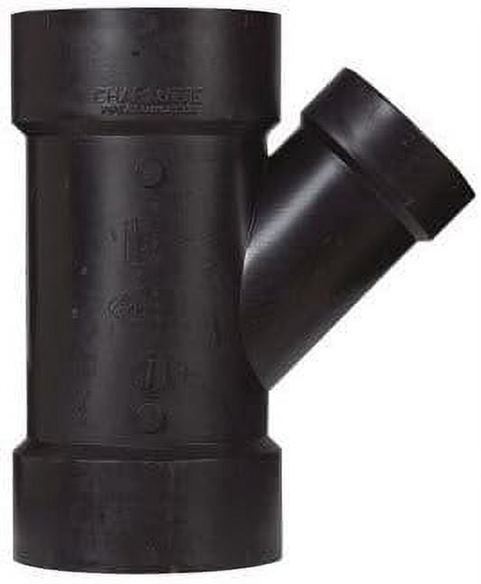 Charlotte Pipe Wye ABS DWV Fitting - 3x3x2 Hub - Multicolor ...