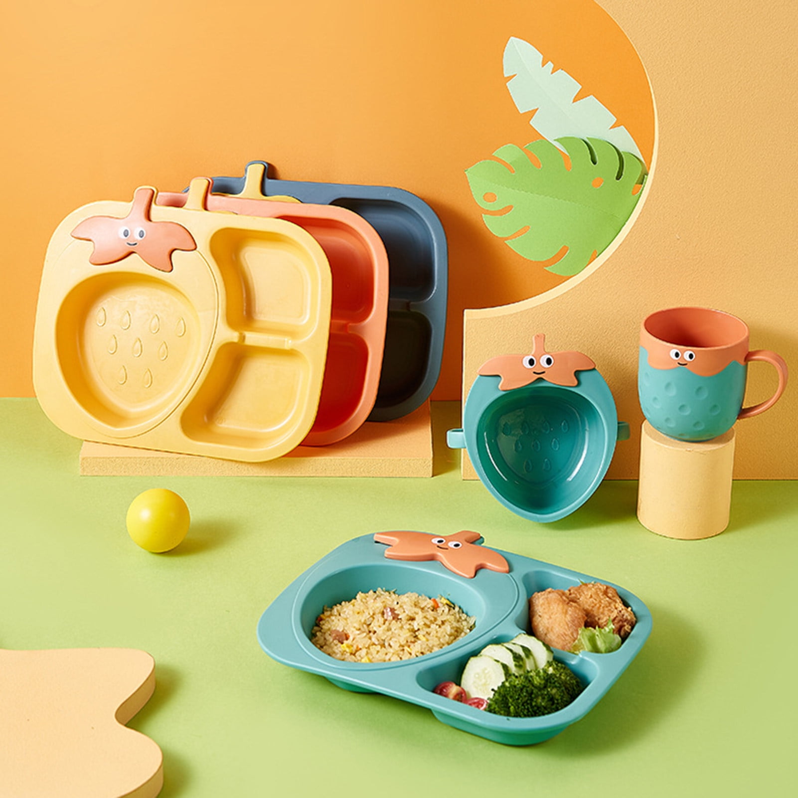 WYFCFF Baby Spoon And Fork Set Children's Tableware Set Creative ...