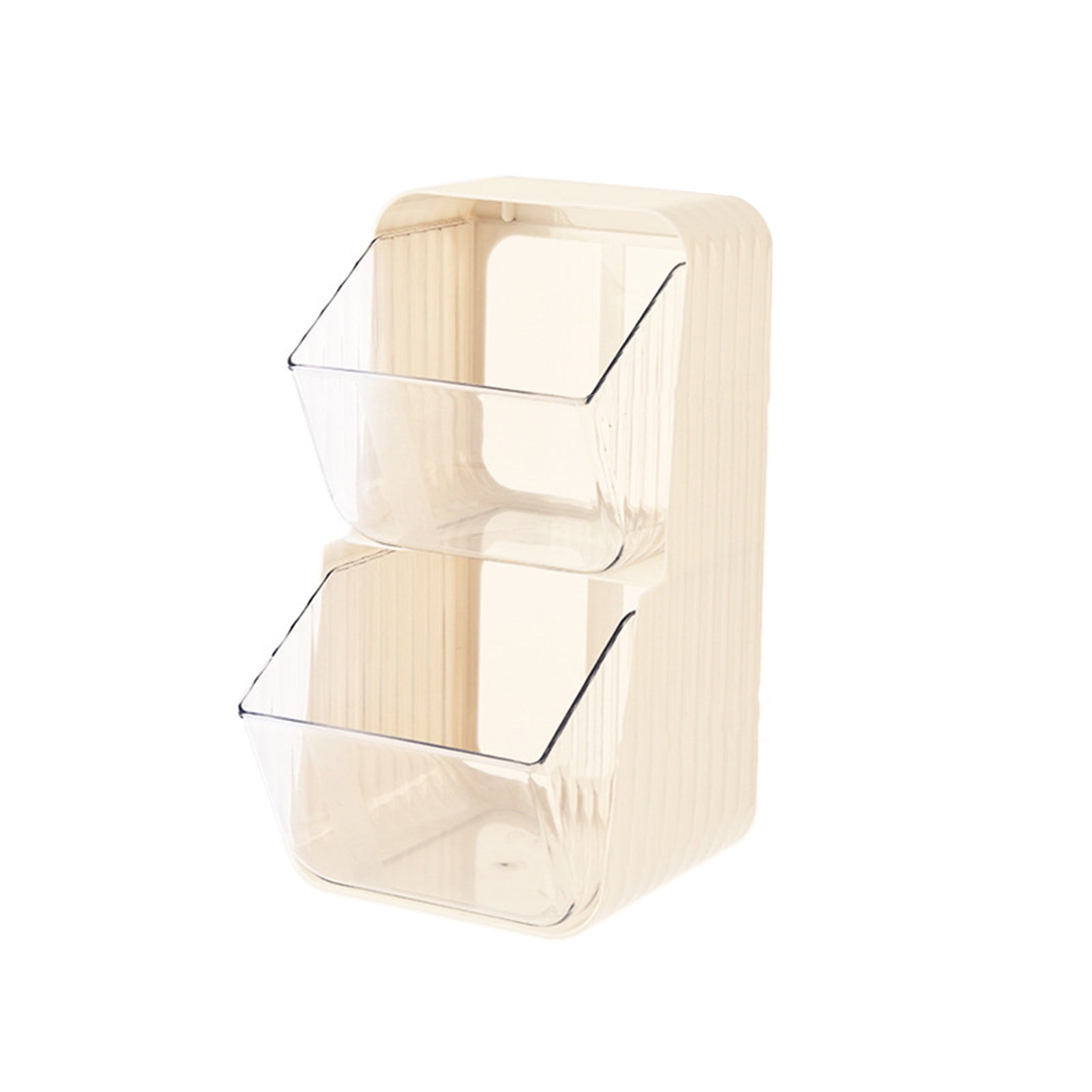 WYFCFF Desk Organizer Desktop Sundries Organizer Transparent Double ...