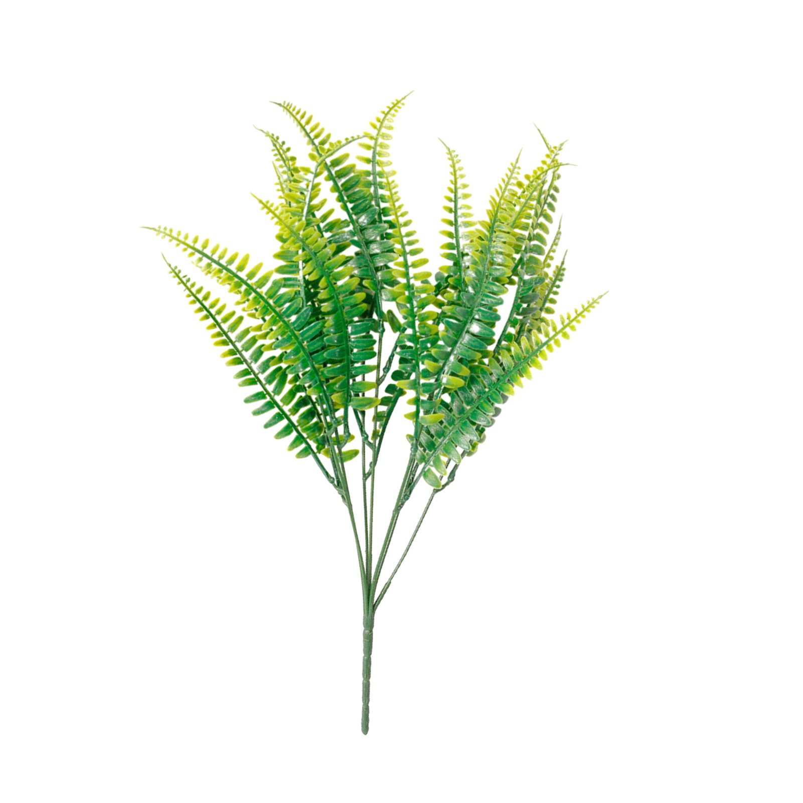 WYFCFF Plastic Fern Shrub Artificial Flowers UV Resistant Realistic 7 ...