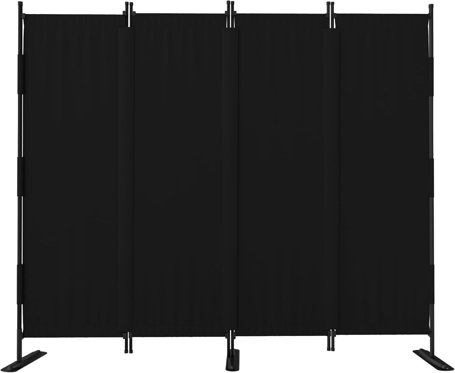 WYH Room Divider 4 Panel Folding Privacy Screen, Portable Small Room ...