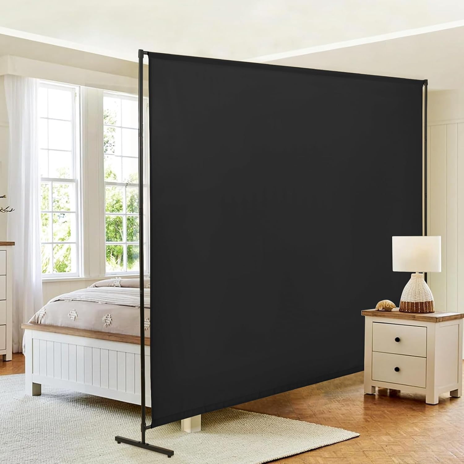 WYH Room Divider Single Panel, 71''W x 71''H Adjustable Large Room ...