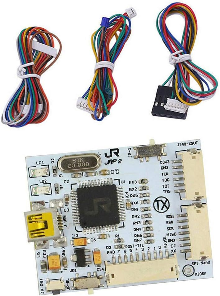 WYJ 1 Pcs JR J-R Programmer V2 with 3 Cables Set for XBOX360 Compatible with NAND-X QSB's-0614 ...