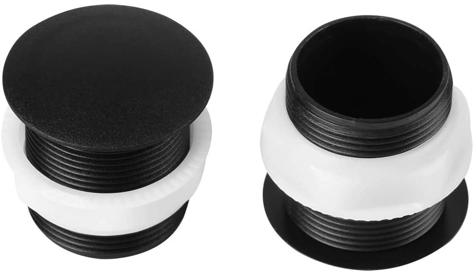WYJ 10pcs Black Push Buttons 28mm Screw in type Black Push Button Cover ...