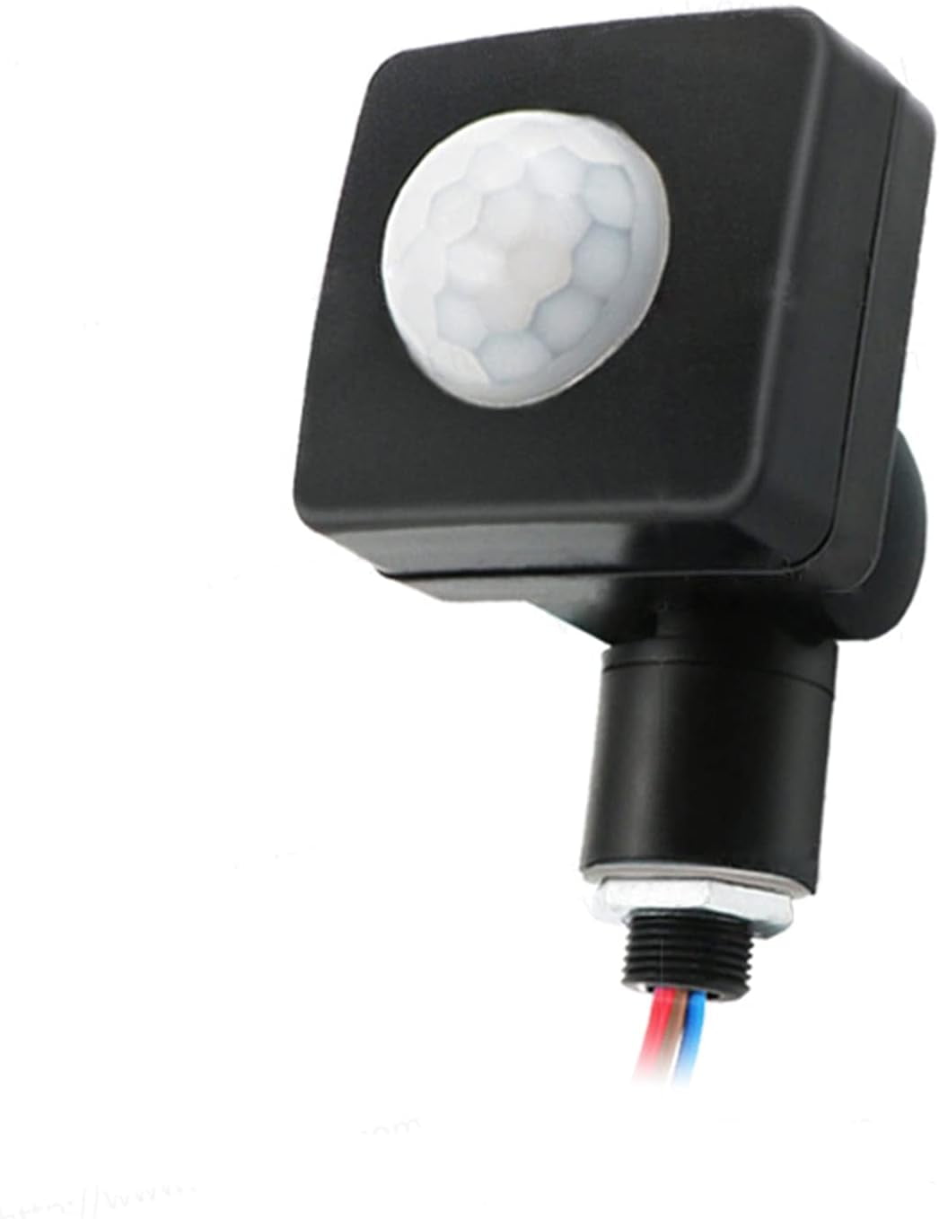 WYJ 180 Degrees Adjustable Infrared Ray Human Motion Sensor Black 15/32 ...