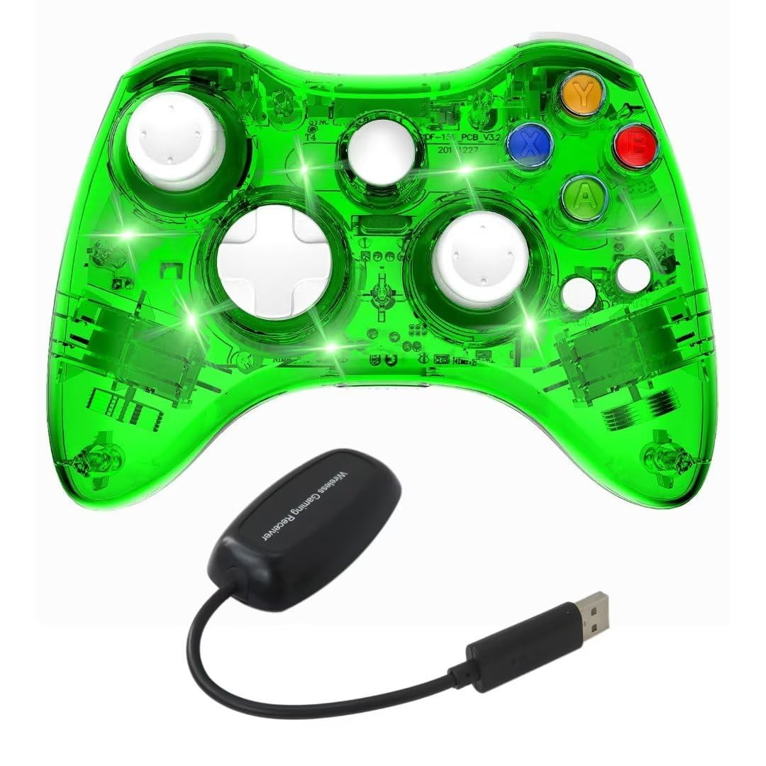 WCX 2.4Ghz Wireless Gamepad Gaming Joypad Controller Built-in with 7 ...