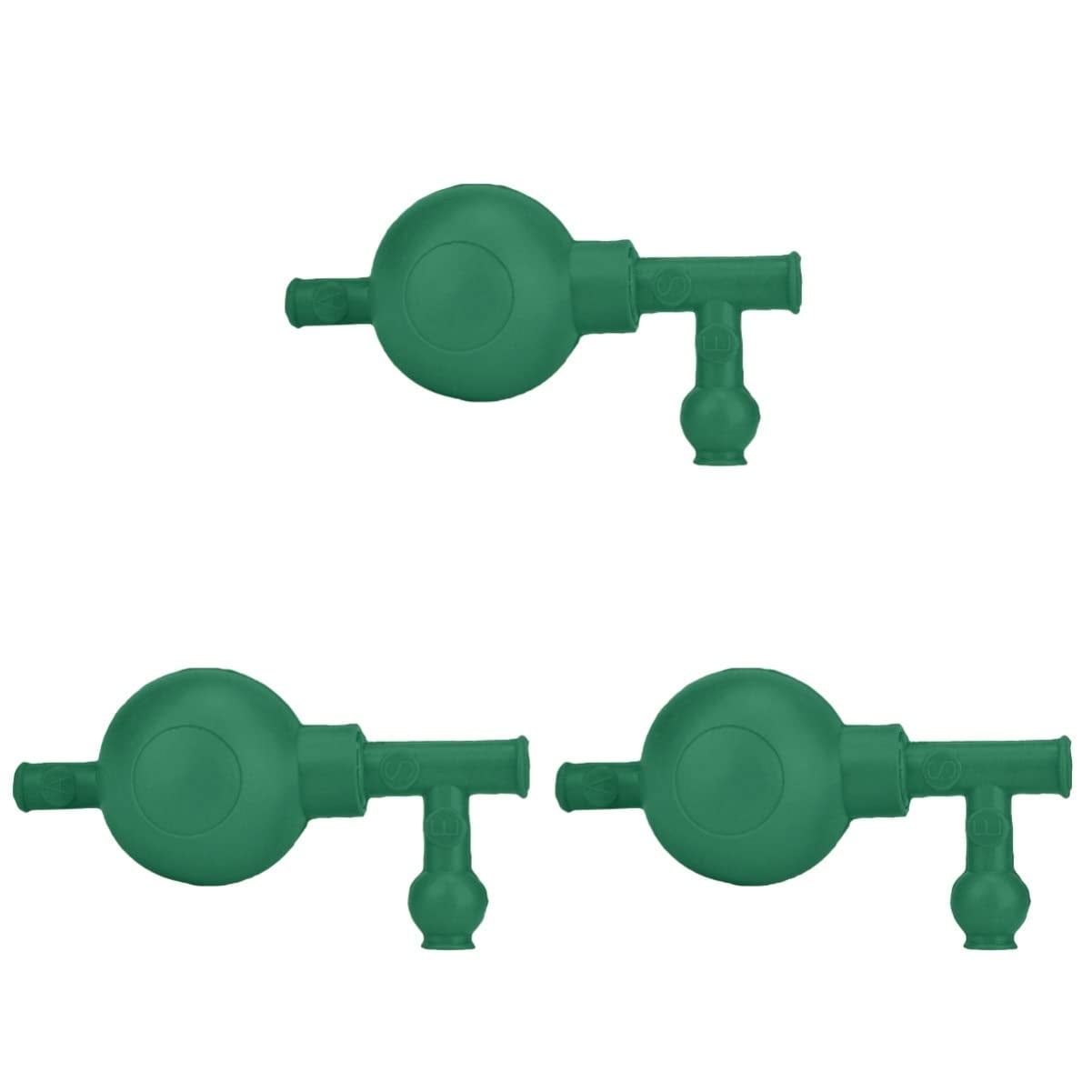 WYJ 3pcs 3 Quantitative Suction Ball Obulb Lab Quantitative Filler ...