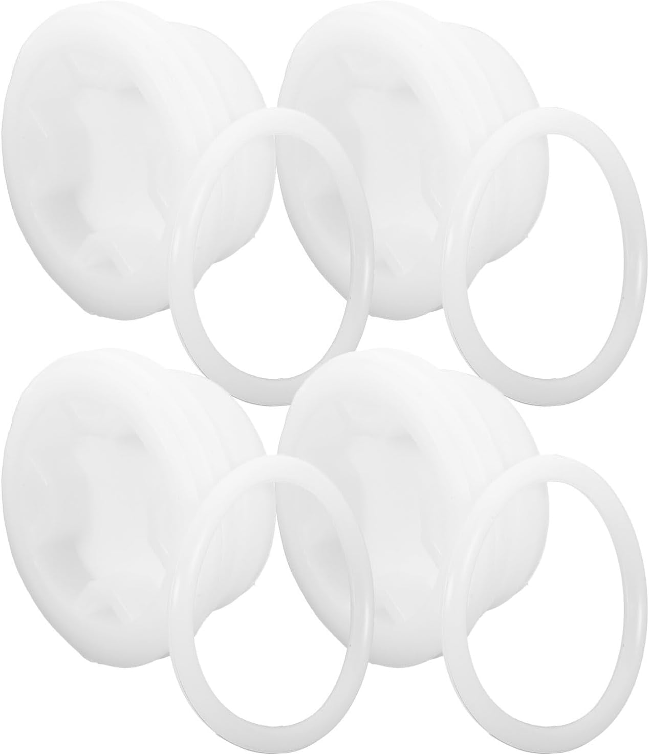 WYJ 4pcs Bung Caps Fine Thread Buttress Caps Poly Drum Cap with Gasket ...