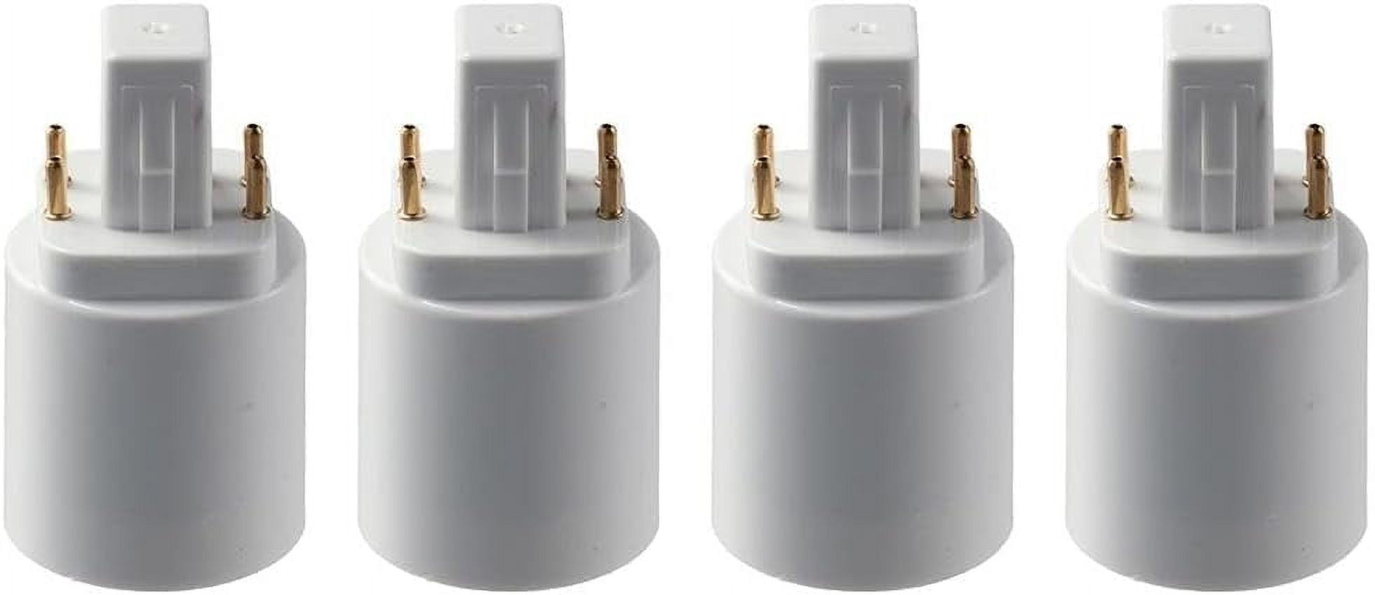 WYJ 4pcs Gx24q to E26/E27 Socket Adapter, Gx24q to E27 Lamp Base Holder ...