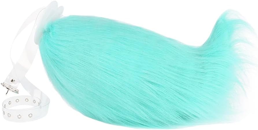 WCX Cat Wolf Fox Ears and Tail Set Fluffy Fox Tail Cosplay Party Wolf ...