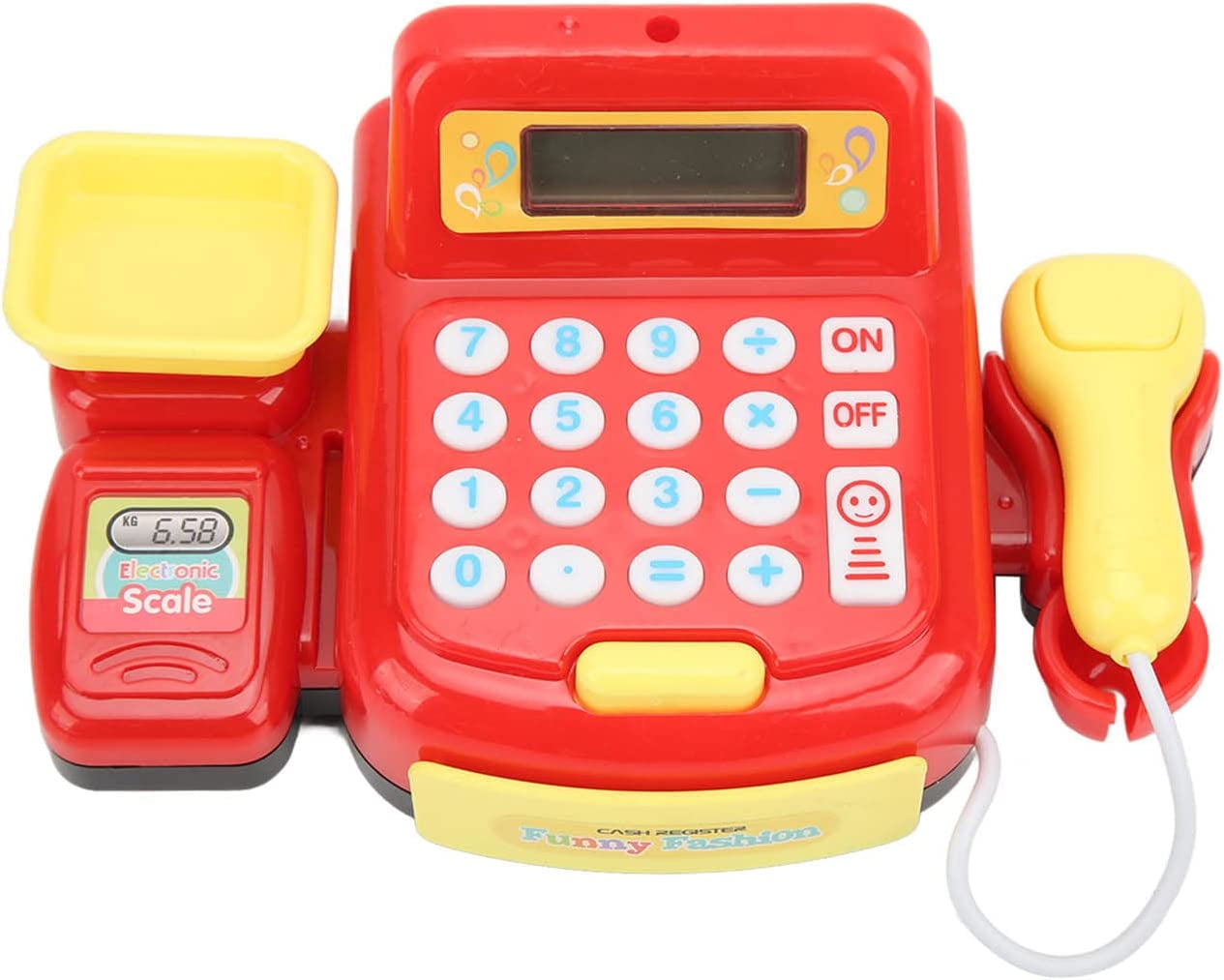 WYJ Children Mini Cash Register Toy Cashier Role Play Supermarket ...