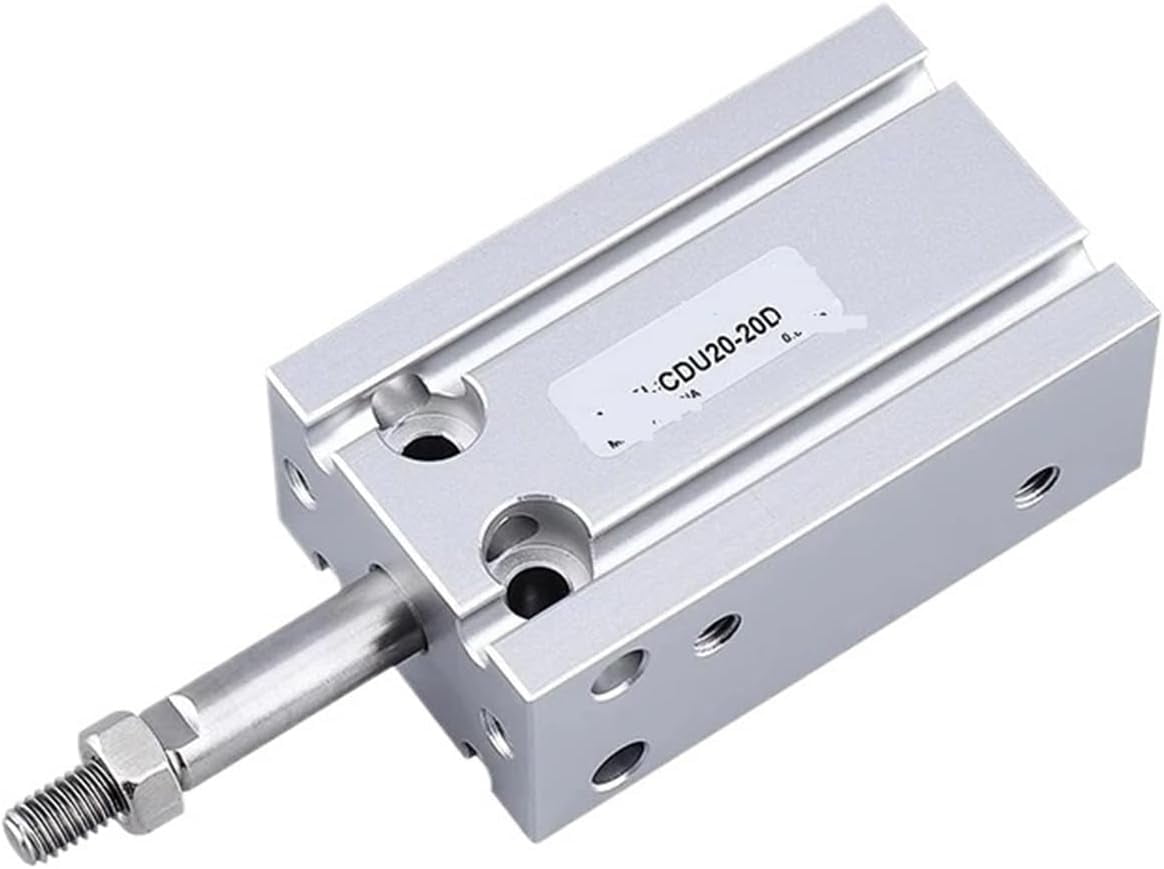 WYJ Pneumatic Cylinder CDU6 10 16 20 25 32-5/10/15/20/25/30/40/50D Double Acting Single Rod CU ...