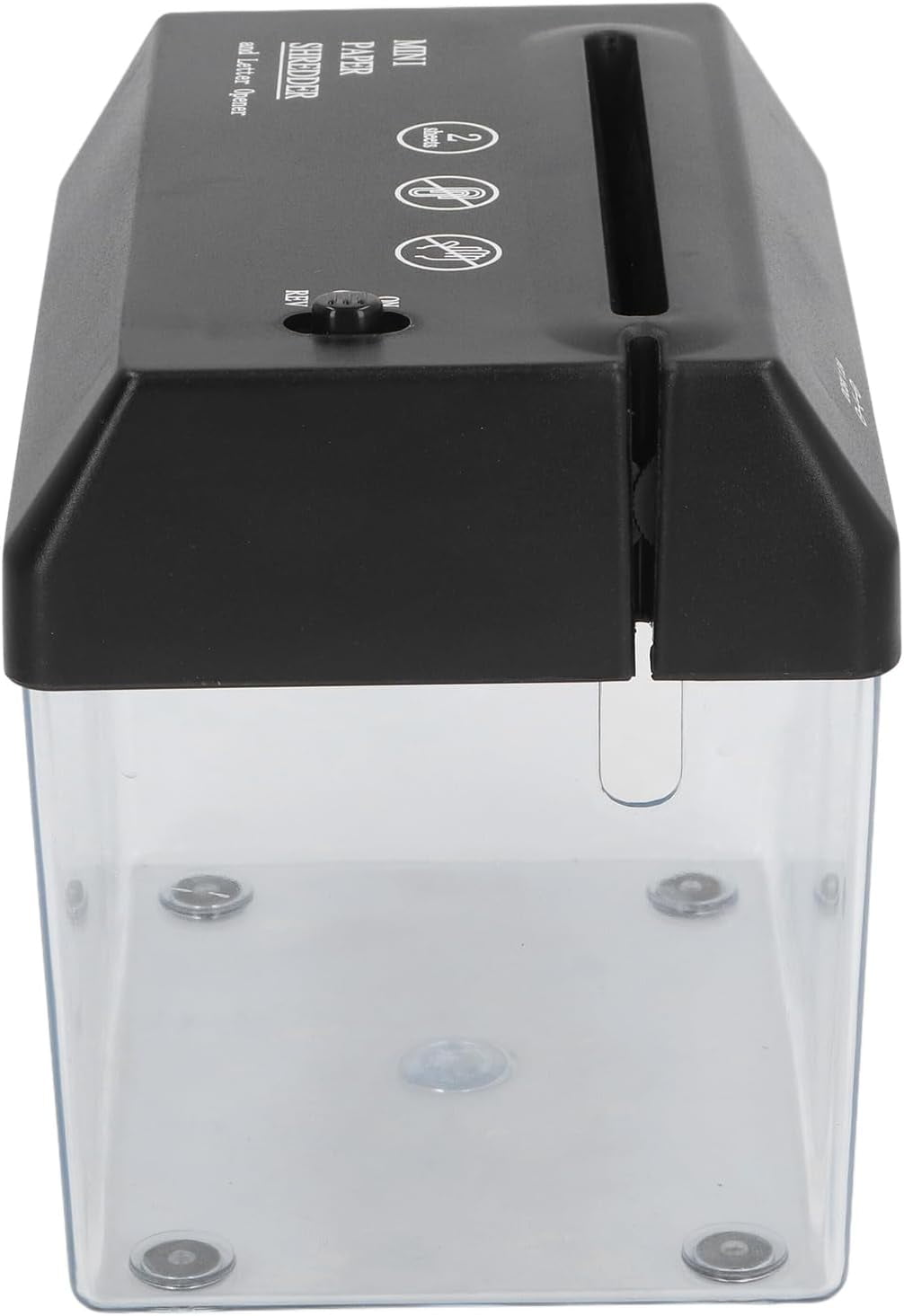 WYJ Portable Mini Paper Shredder, Desktop USB Electric Small A6 Strip ...