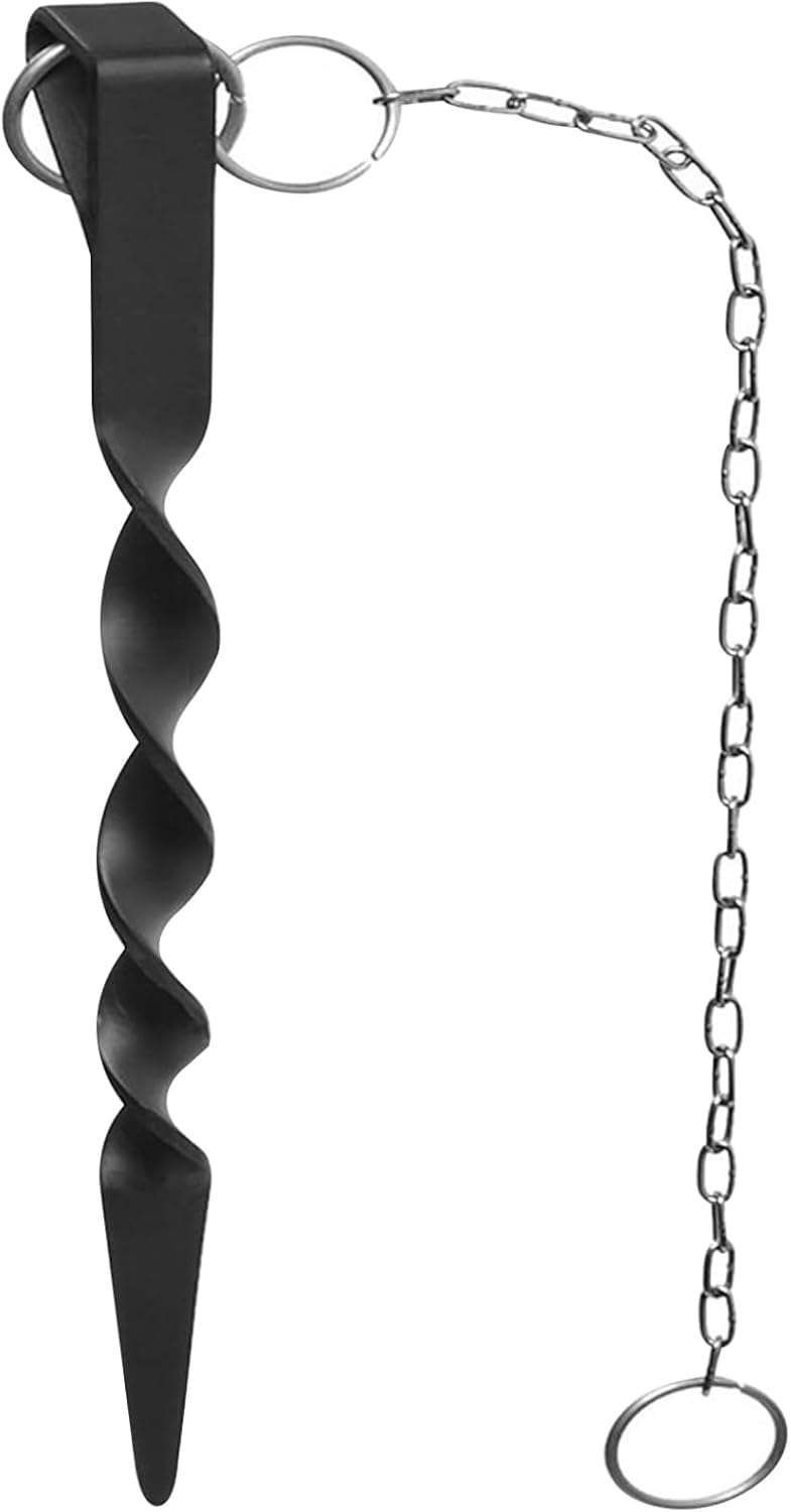 WYJ Rain Chains 13 Inch Rain Chain Anchor with 17 Inch Chain, Spiral ...