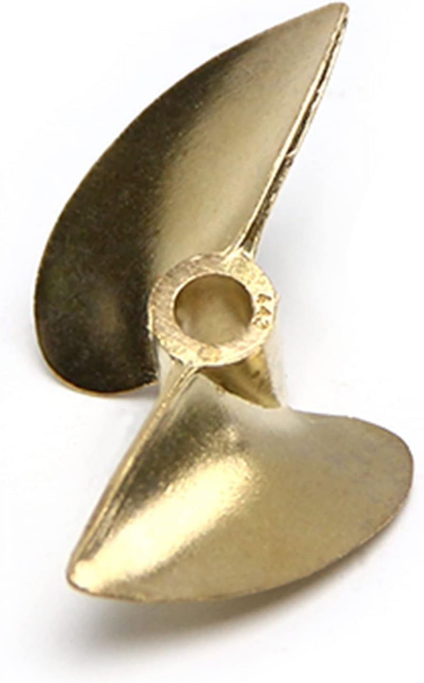 WYJ Rc Boat Brass Propeller 4.76mm Hole Dia 2 Blades CCW Propeller for ...
