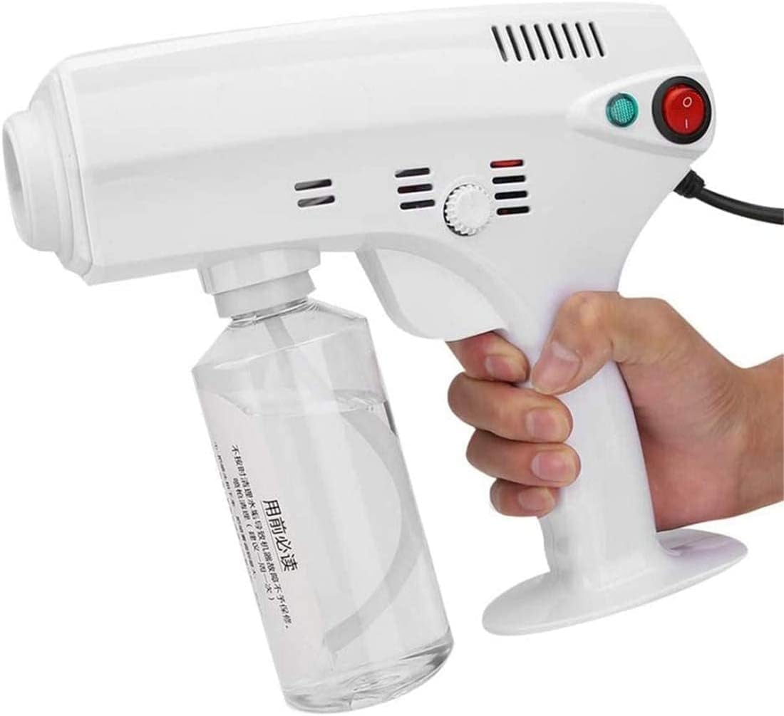 WYJ Steam Gun Spray Nano Atomizer Sprayer Hair Steamer Gun, Blue Light ...