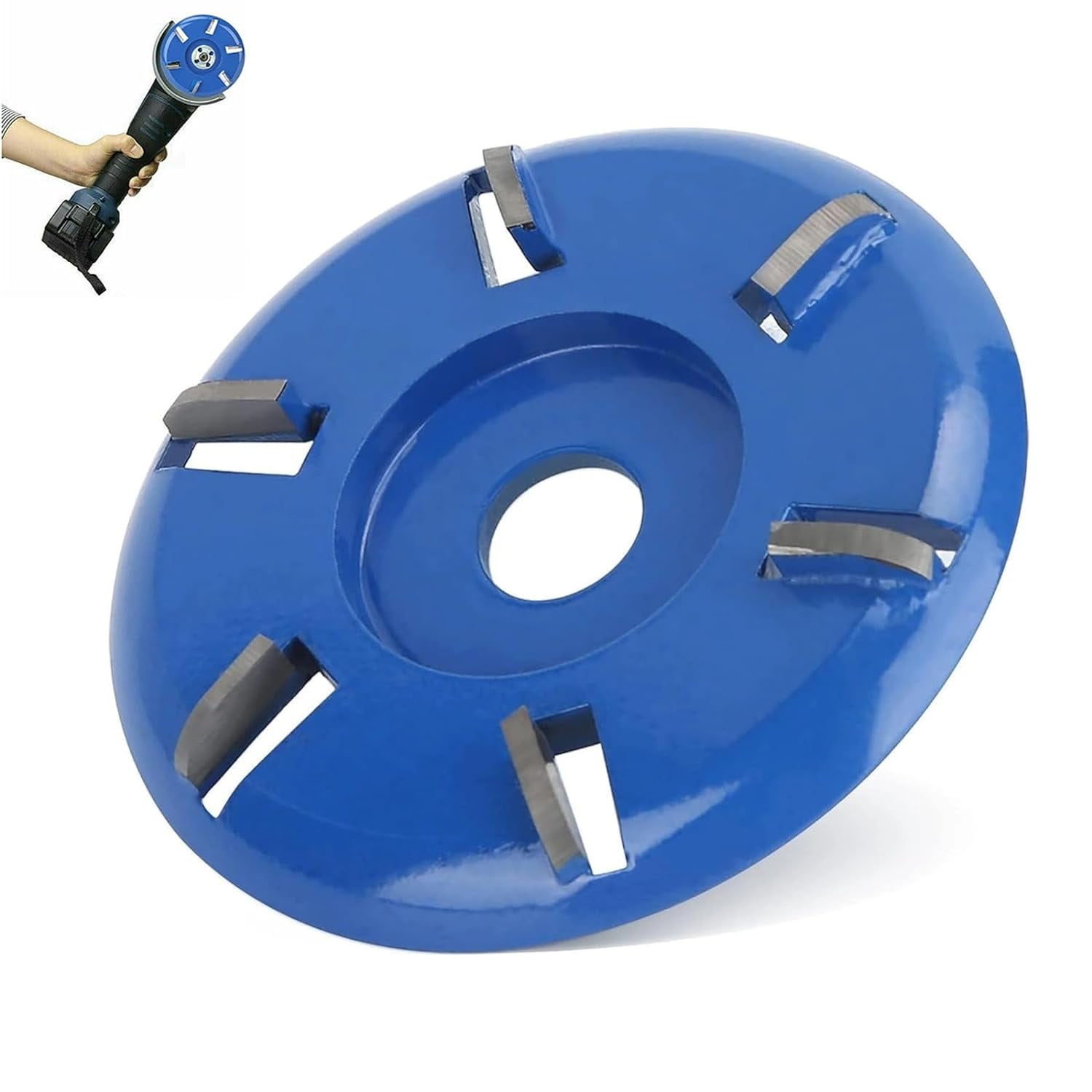 WYJ Wood Carving Disc, 6 Teeth Stump Grinder, Tungsten Steel Angle ...