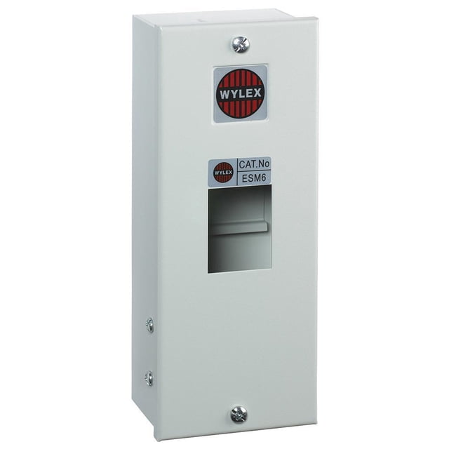 WYLEX - 2-Module Metal DIN Enclosure, IP40 - Walmart Business Supplies