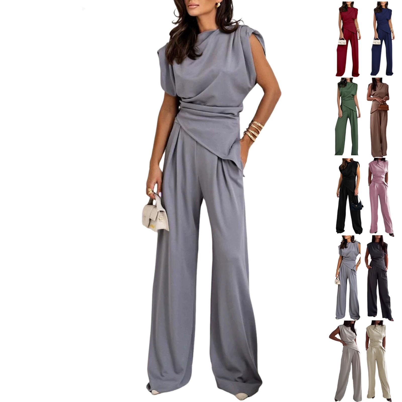 WYLQQ Arianna Elegant Two Piece Set 2025 New Ivora Travel Outfit for ...