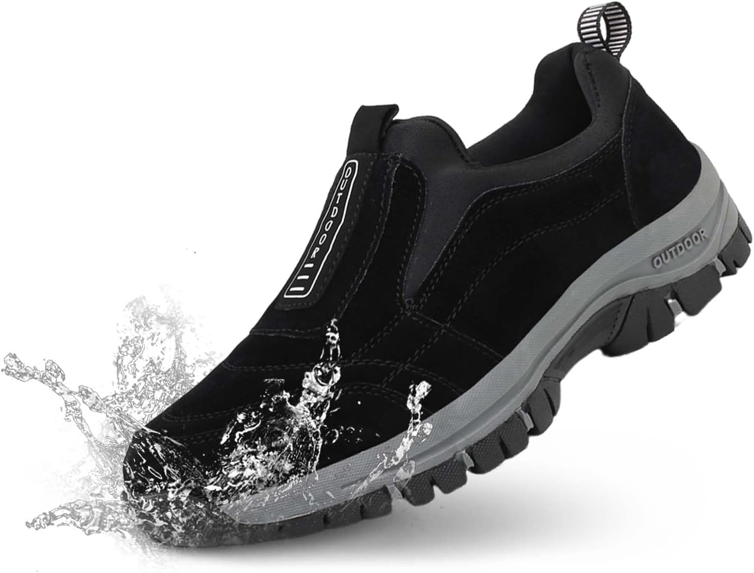 WYLQQ Men's Waterproof Hiking Shoes Comfortable Orthopedic Walking ...