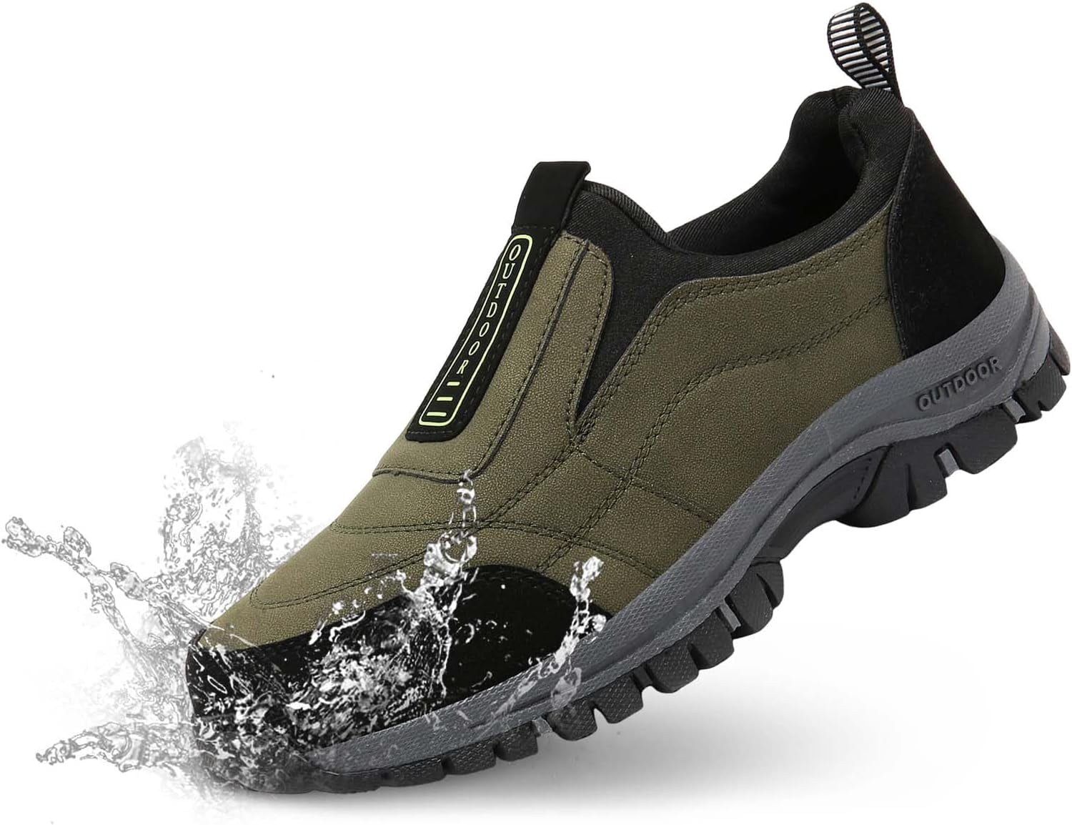 WYLQQ Men's Waterproof Hiking Shoes Comfortable Orthopedic Walking ...