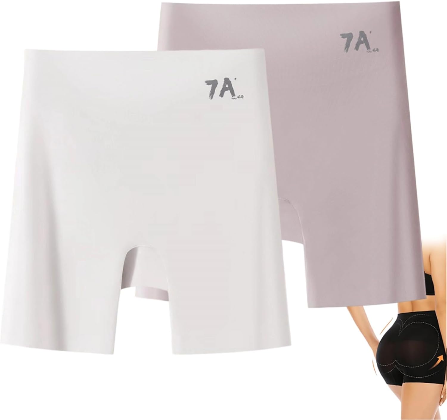 WYLQQ Women's High-Waisted Ice Silk Tummy Control and Butt Lift ...
